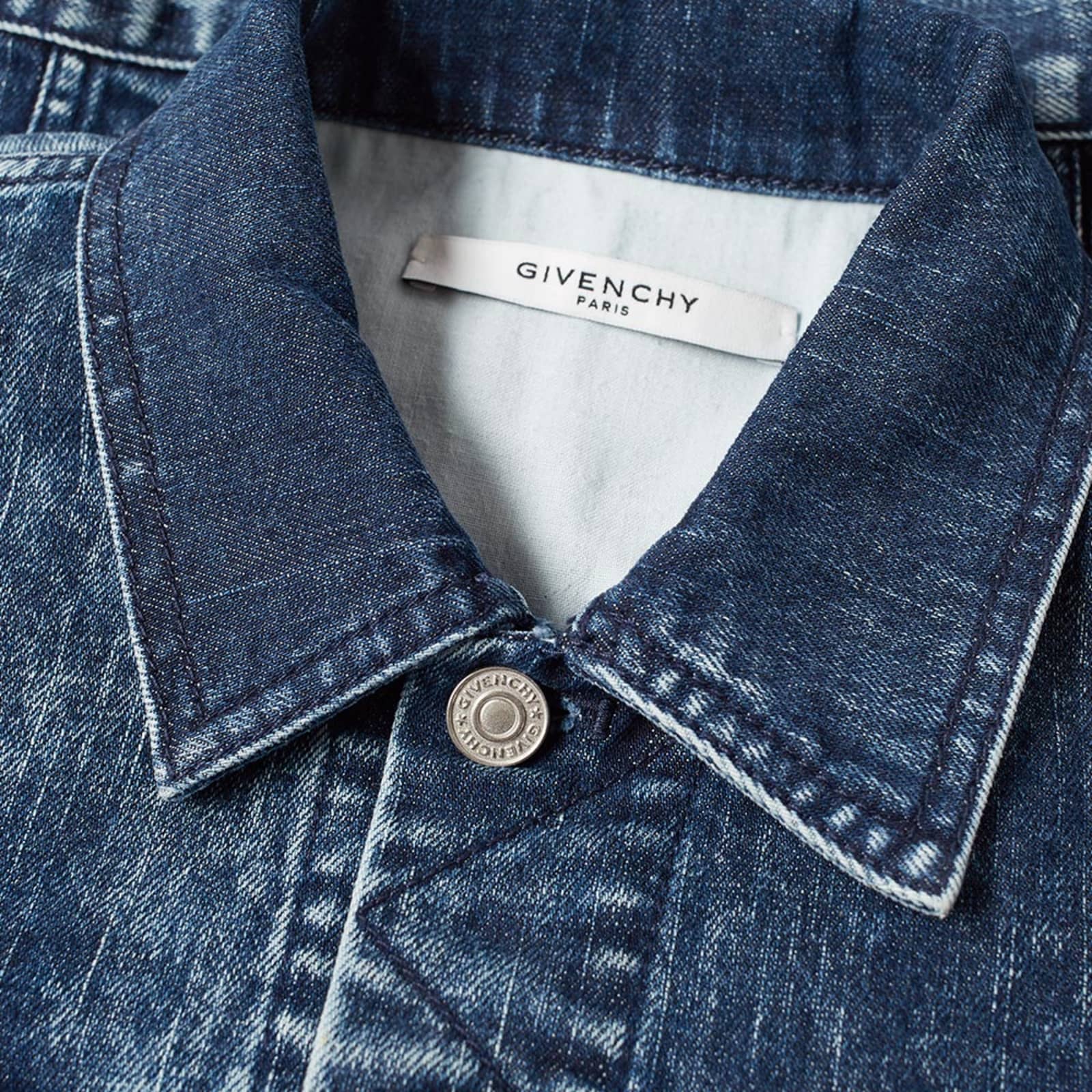 Givenchy Logo Denim Jacket Blue | END.