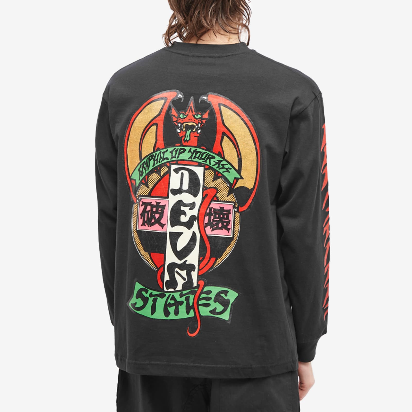 Deva States Long Sleeve Hakai T-Shirt Black | END. (ES)