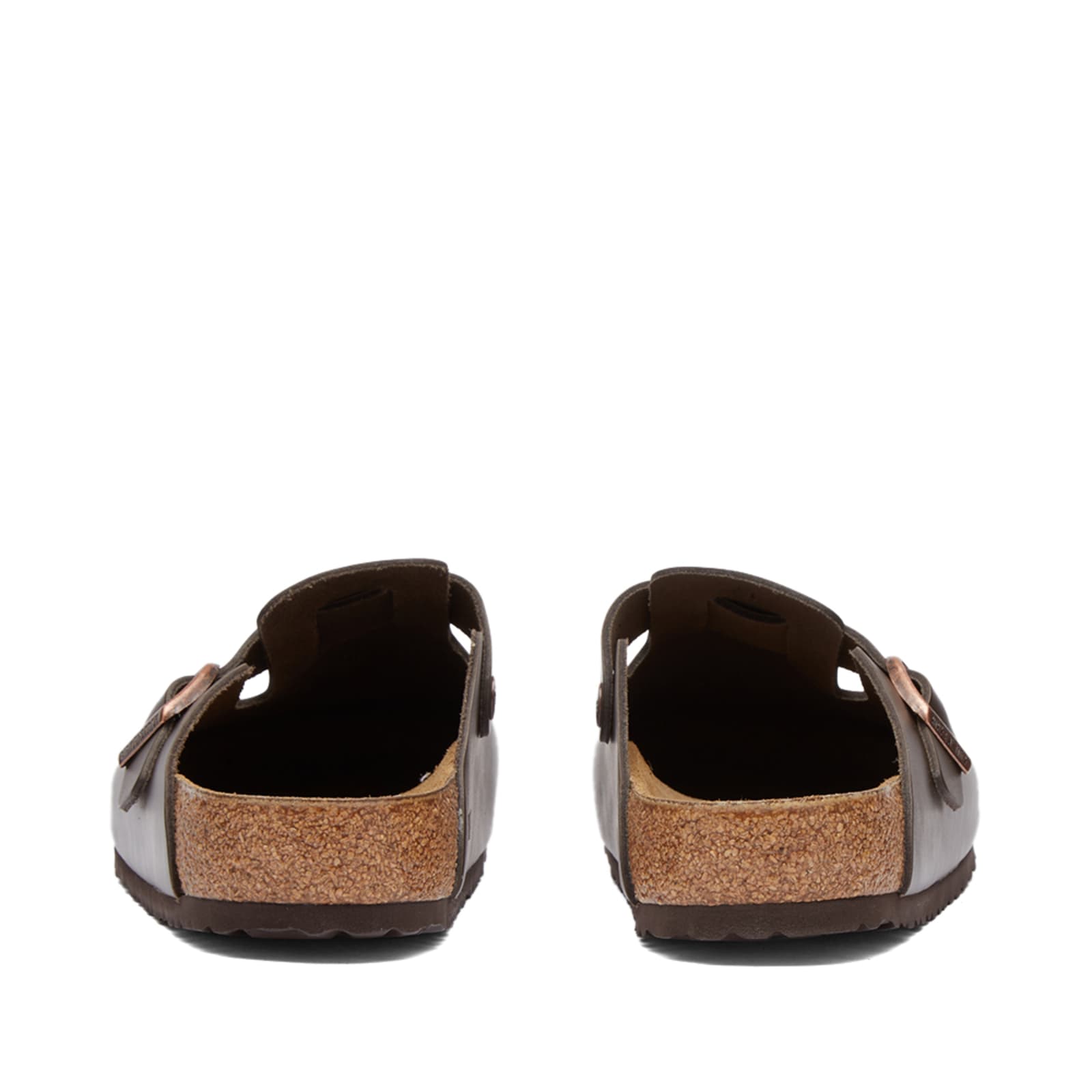 Birkenstock Boston Dark Brown Smooth Leather | END. (US)