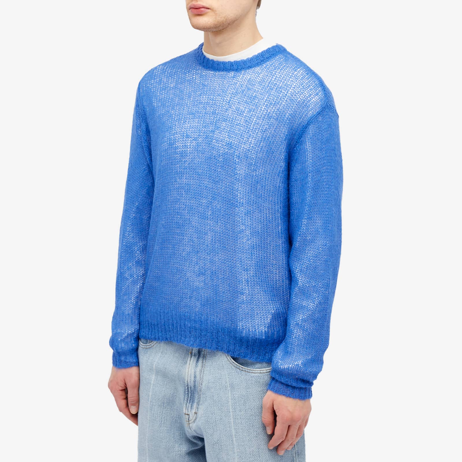 Stussy S Loose Knit Sweater Blue | END. (US)