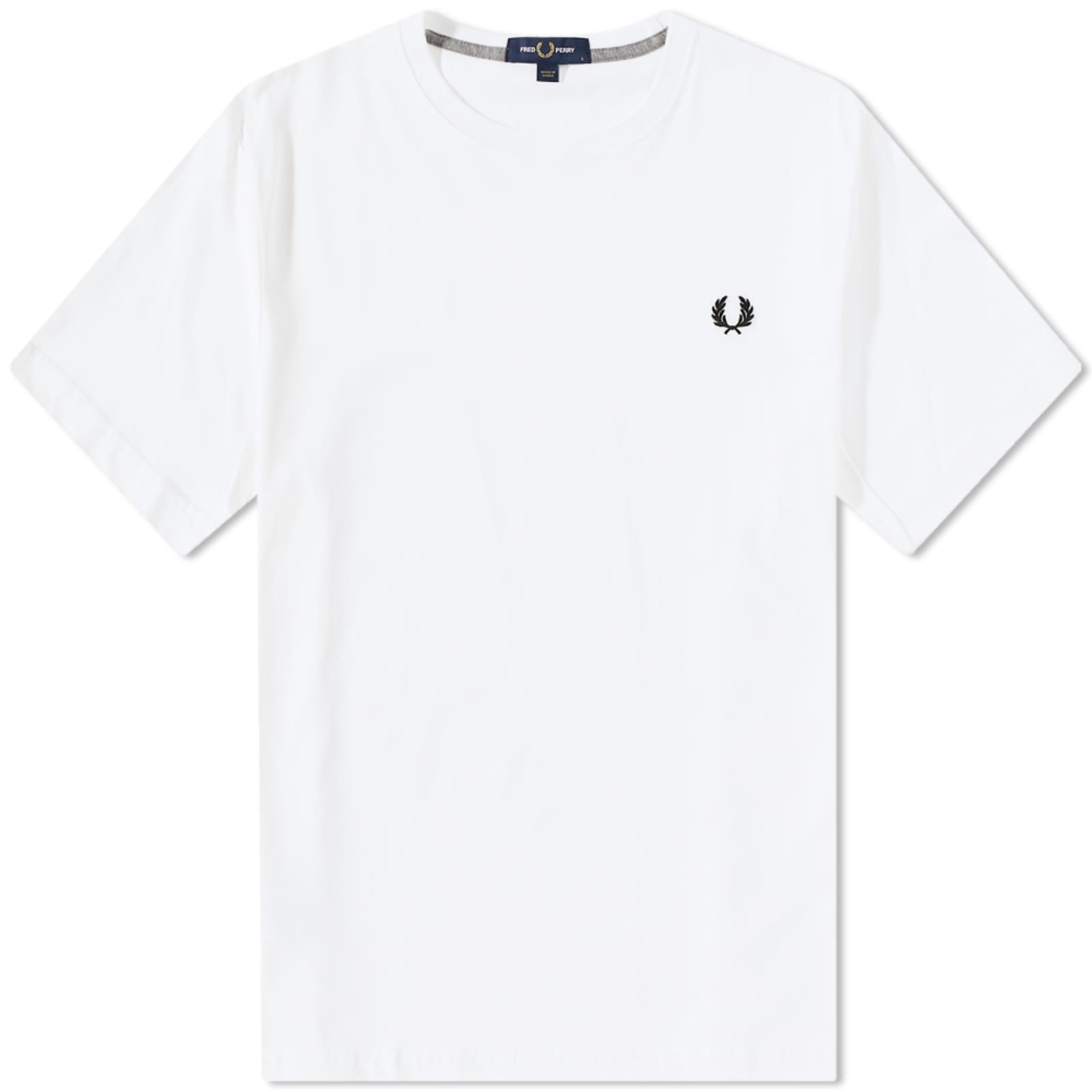 Fred Perry Logo T-Shirt Snow White | END. (GB)