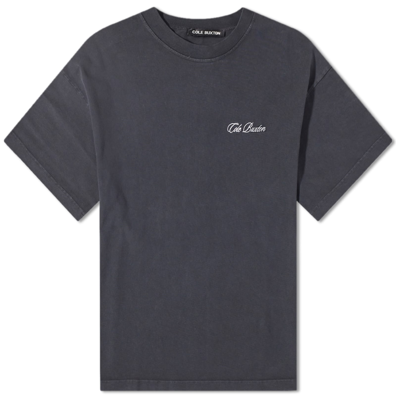 Cole Buxton Classic Embroidery T-Shirt Vintage Black | END. (GB)