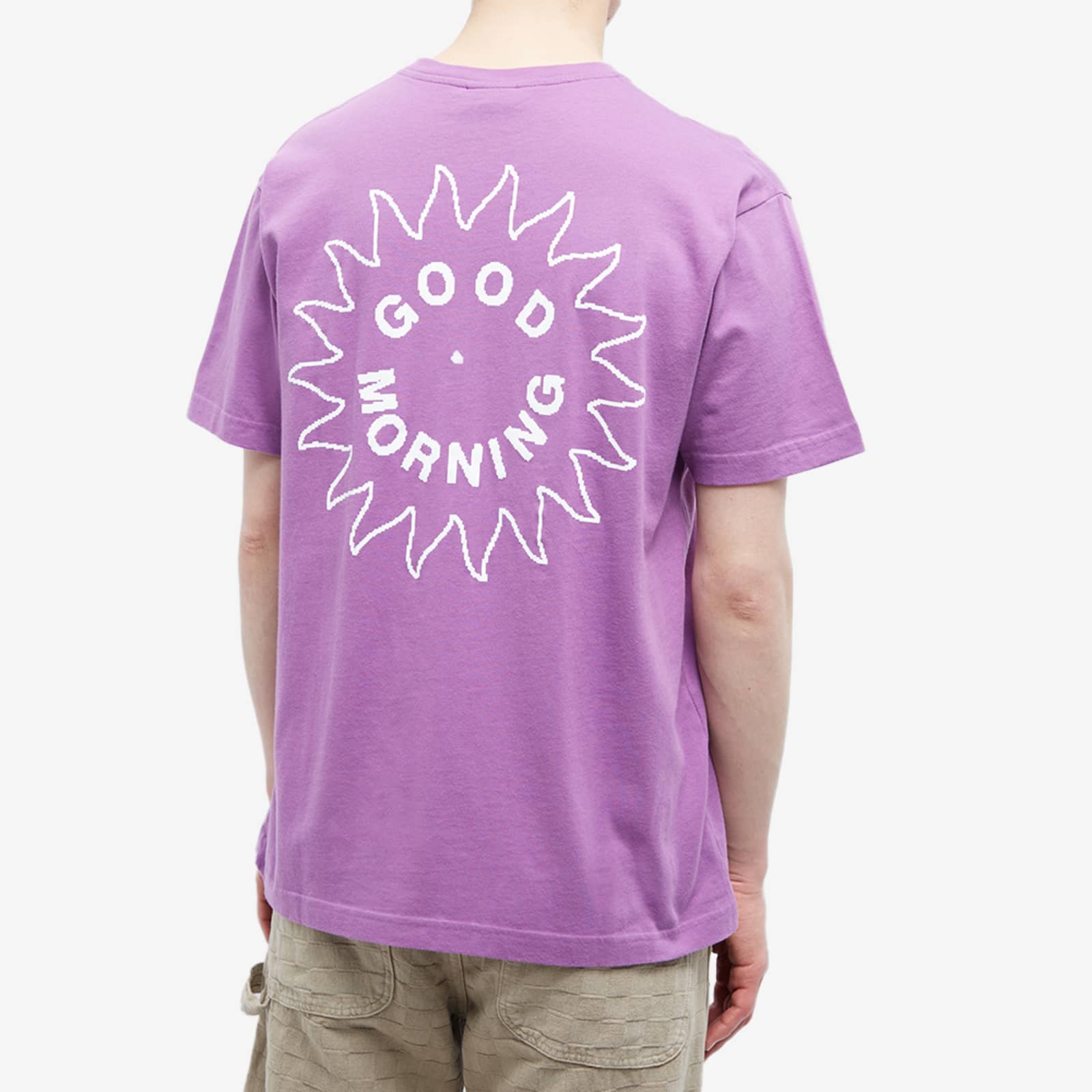Good Morning Tapes Sun Logo T-Shirt Amethyst | END.