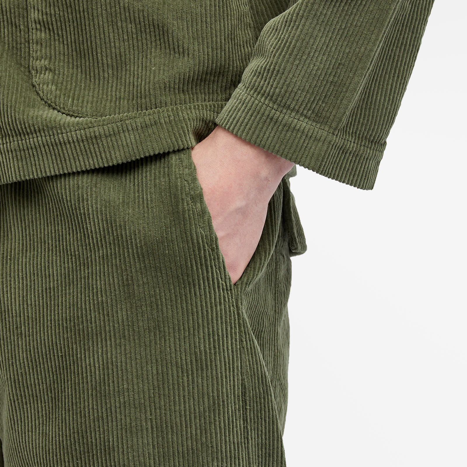 Universal Works Wale Corduroy Braga Pants Olive | END. (HK)