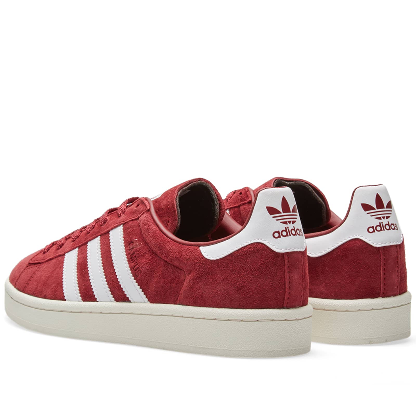 Adidas Campus Collegiate Burgundy & White | END. (US)