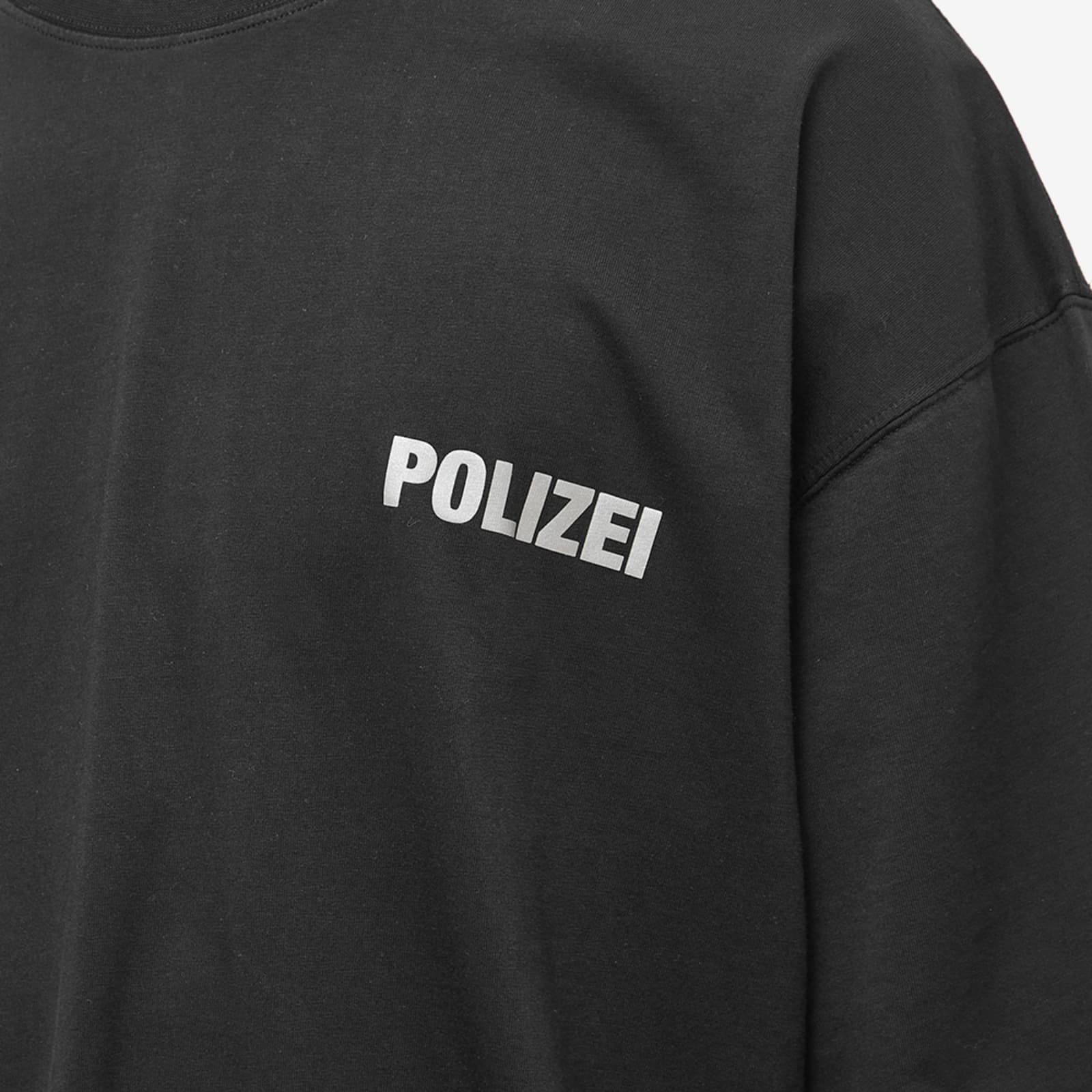VETEMENTS Polizei T-Shirt Black | END. (GB)