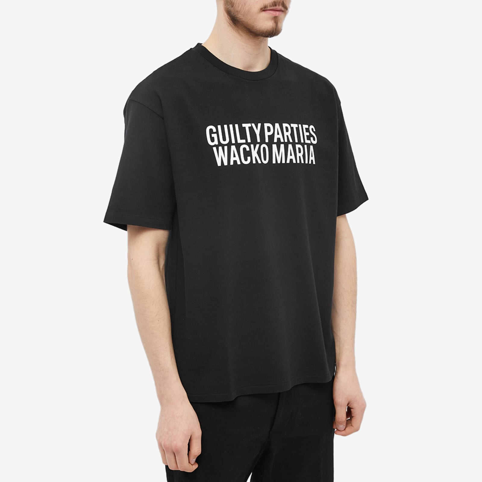 Wacko Maria Guilty Parties Washed Heavyweight Tee Black | END. (AT)