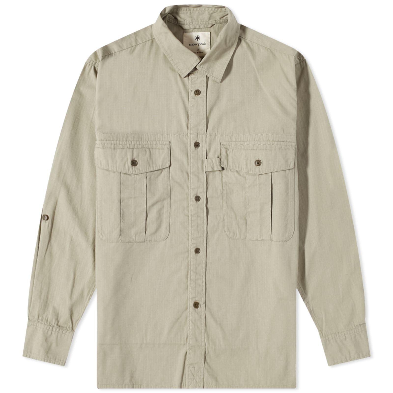Snow Peak Takibi Light Ripstop Shirt Beige | END. (US)