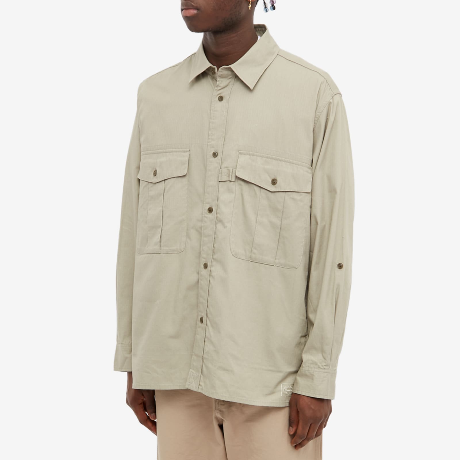 Snow Peak Takibi Light Ripstop Shirt Beige | END. (US)