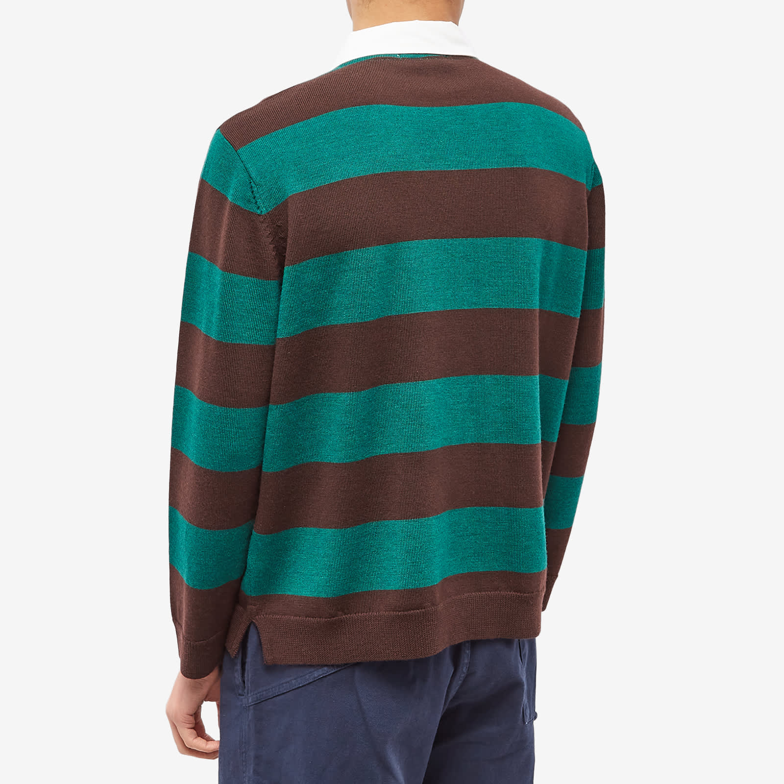 YMC Rugby Shirt Green-Brown | END.