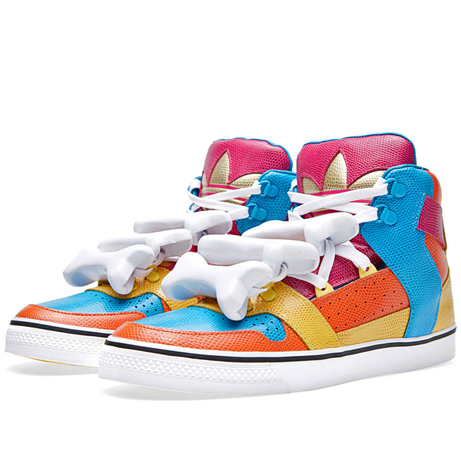 Adidas ObyO x Jeremy Scott Bones Fade Gold & Solar Blue | END.