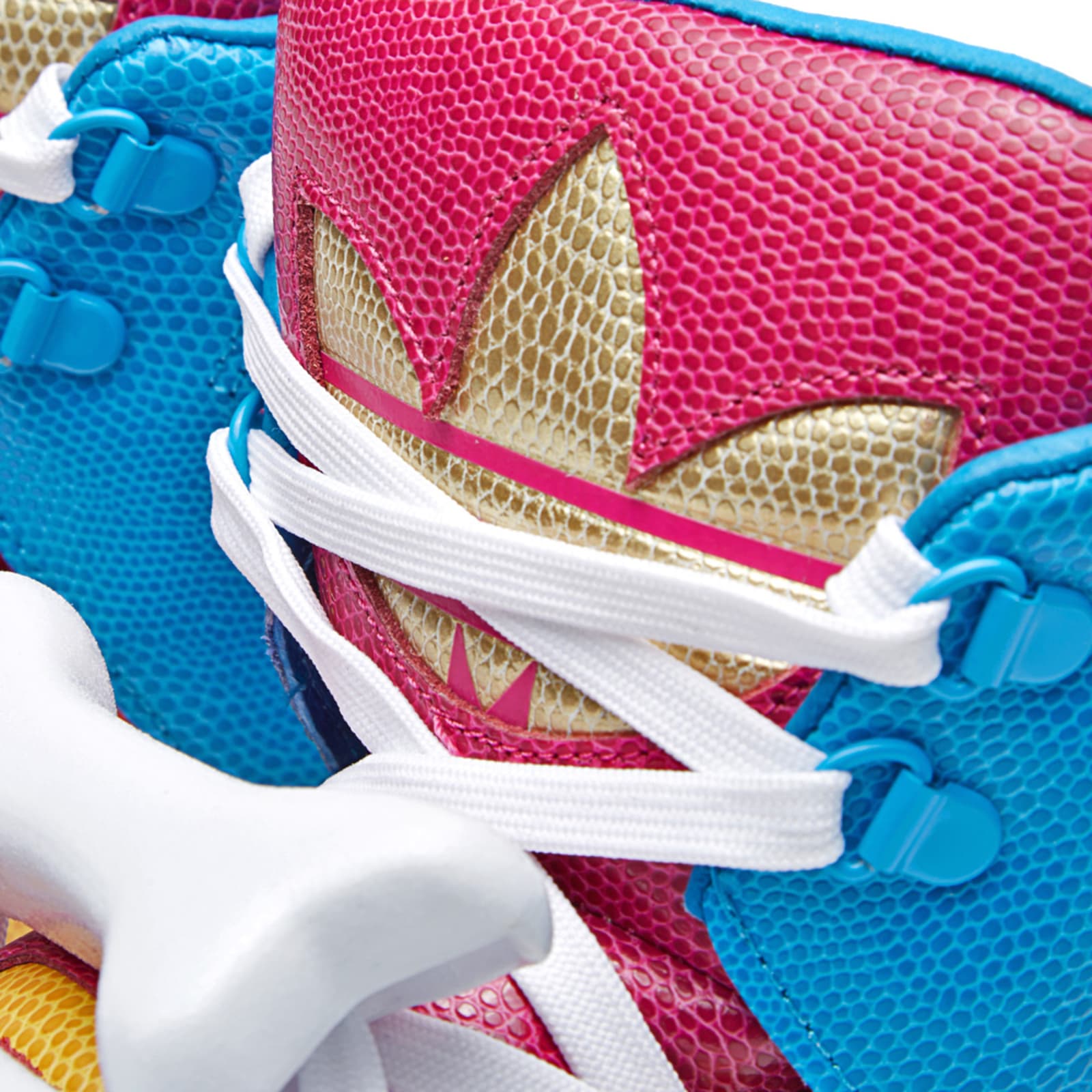 Adidas ObyO x Jeremy Scott Bones Fade Gold & Solar Blue | END.