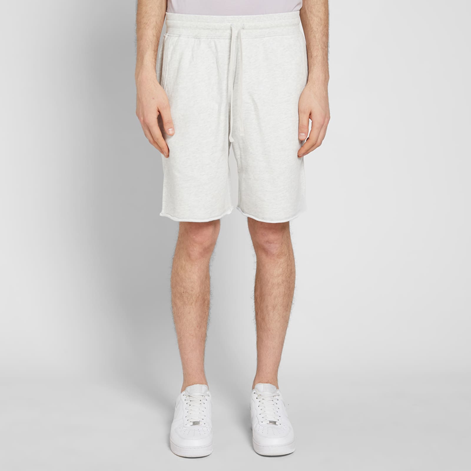 Reigning Champ Cut Off Sweat Short Heather Ash | END. (US)