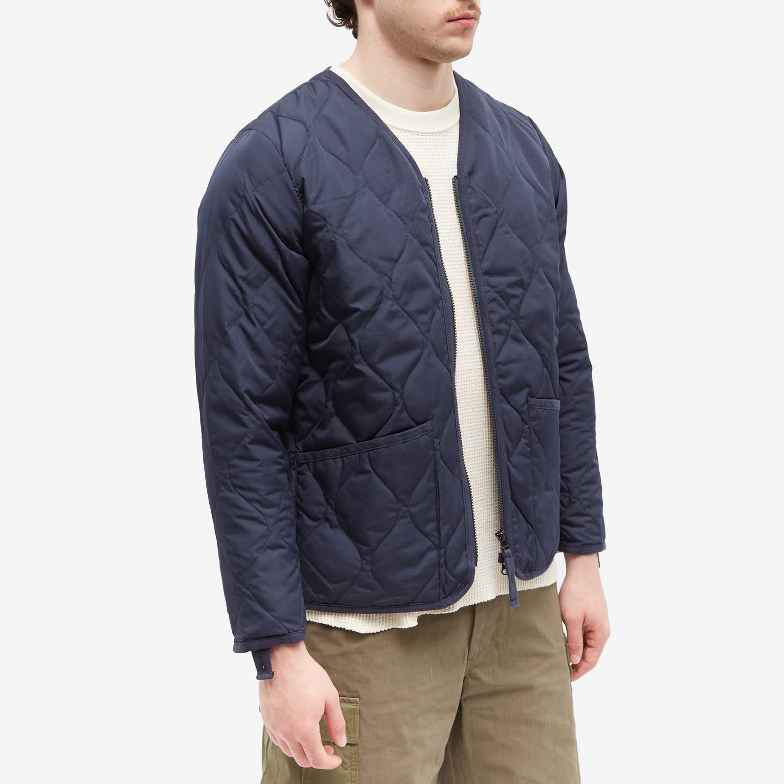 Taion Military Zip Down Jacket Dark Navy | END. (GB)