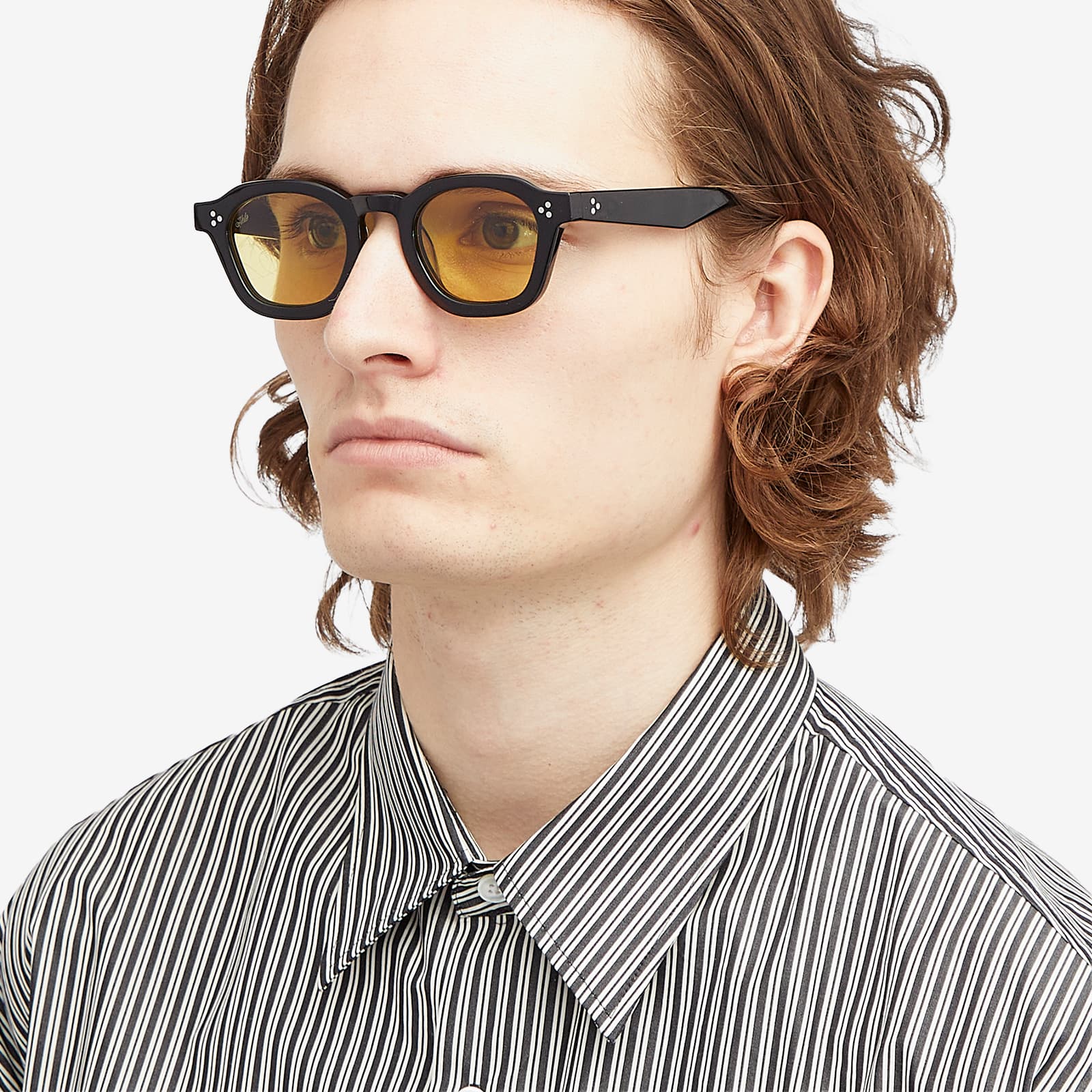 AKILA Logos Sunglasses Black & Yellow | END. (GB)