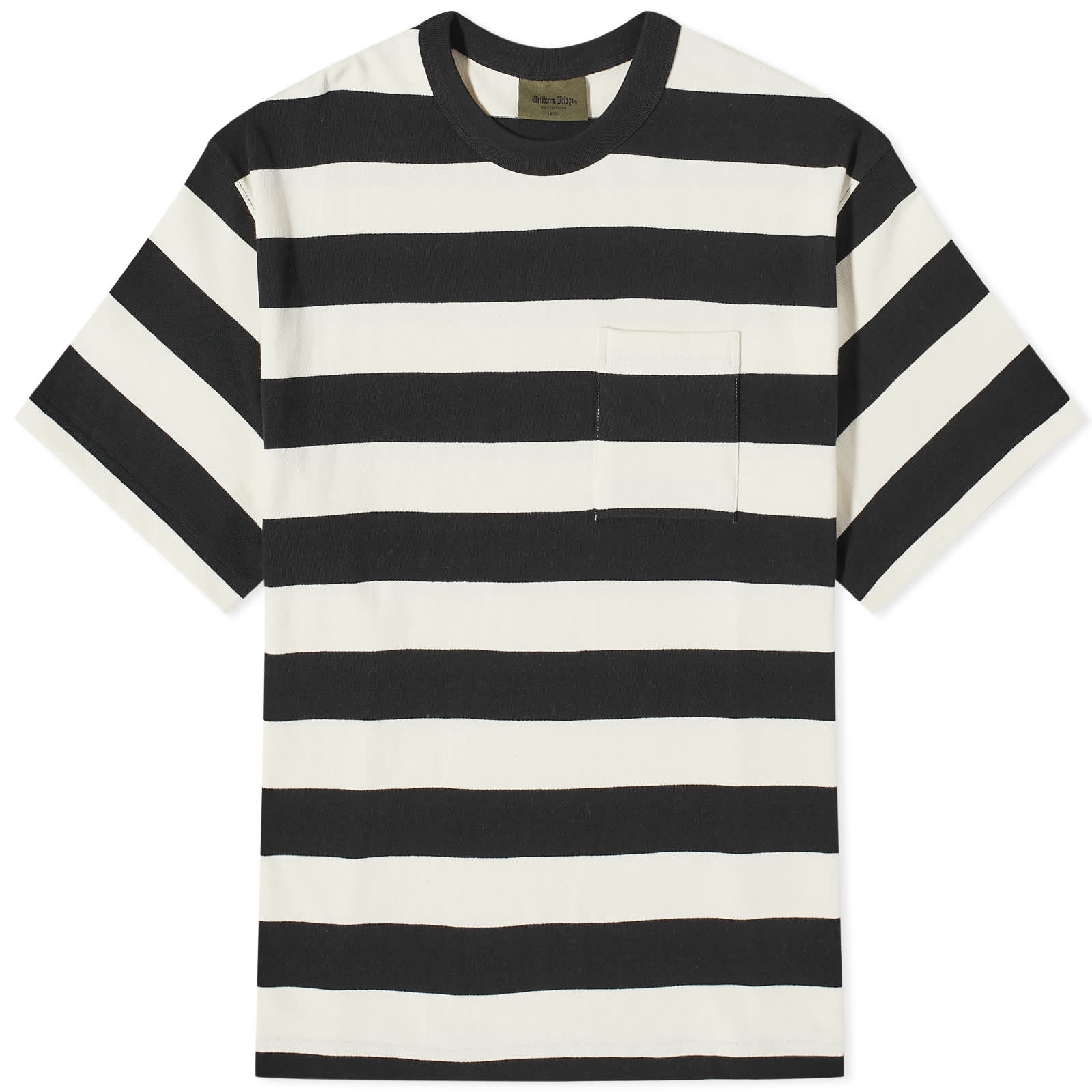 Uniform Bridge Naval Stripe T-Shirt Black | END. (US)