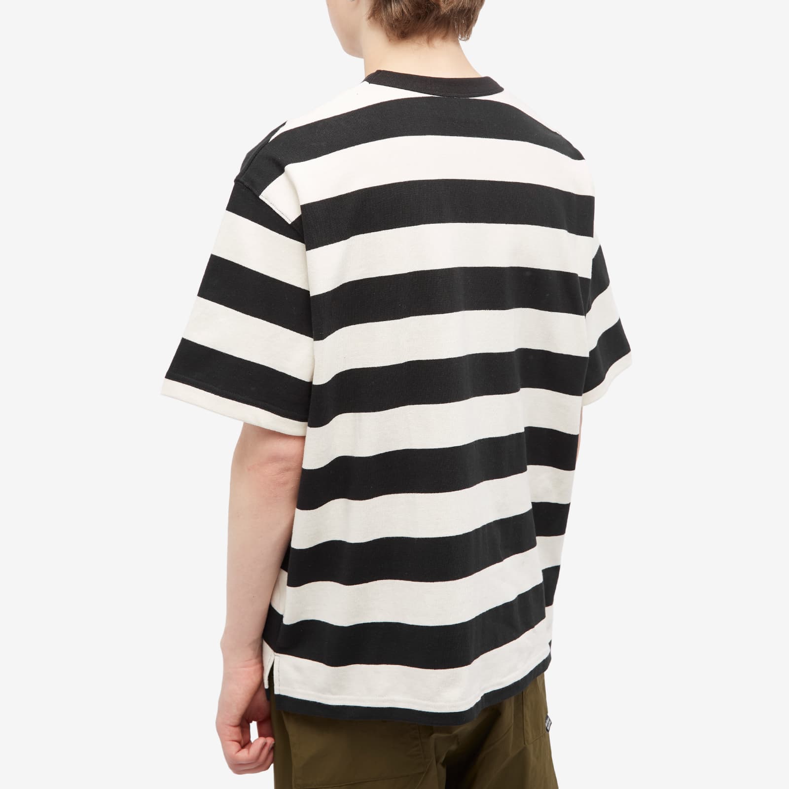 Uniform Bridge Naval Stripe T-Shirt Black | END. (US)