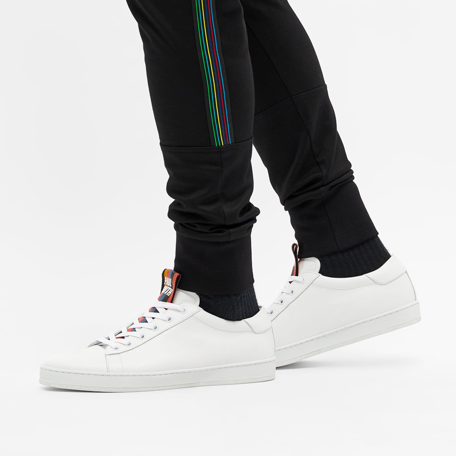 Paul Smith Hassler Monogram Logo Sneaker White Artist Stripe | END.