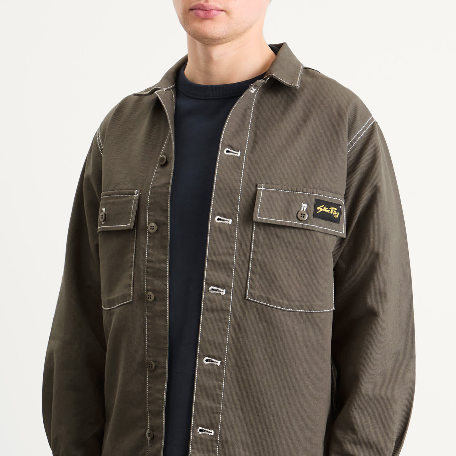 Stan Ray CPO Shirt Charcoal Bedford | END. (NL)