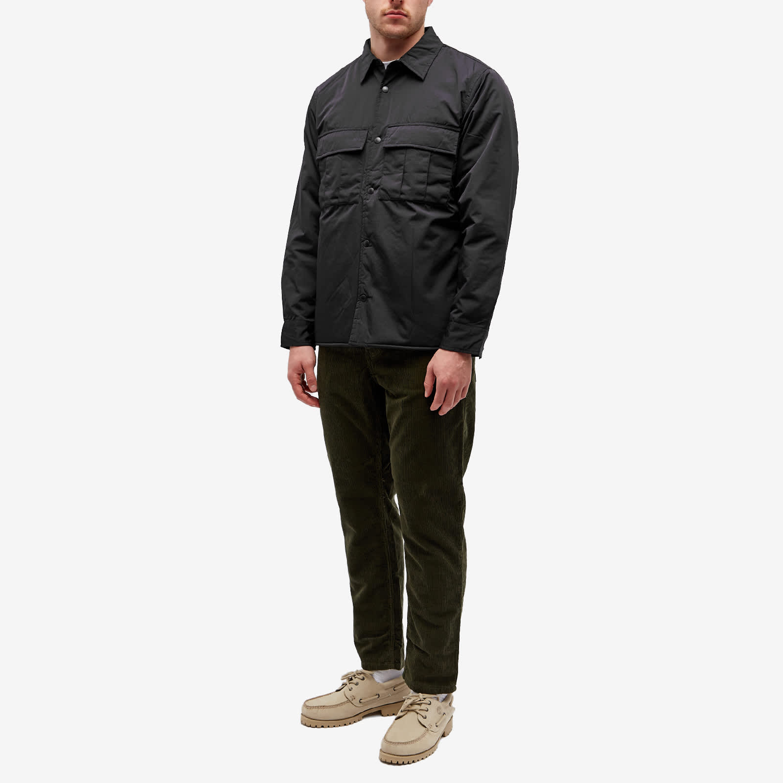 Carhartt WIP Fresno Ripstop Shirt Jacket Black | END. (GB)