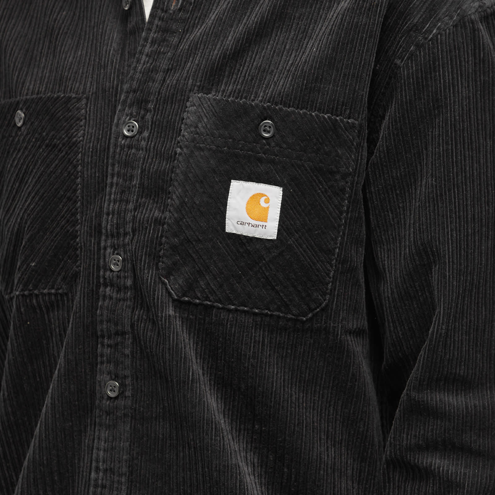 Carhartt WIP Rhodes Corduroy Overshirt Black | END. (GB)