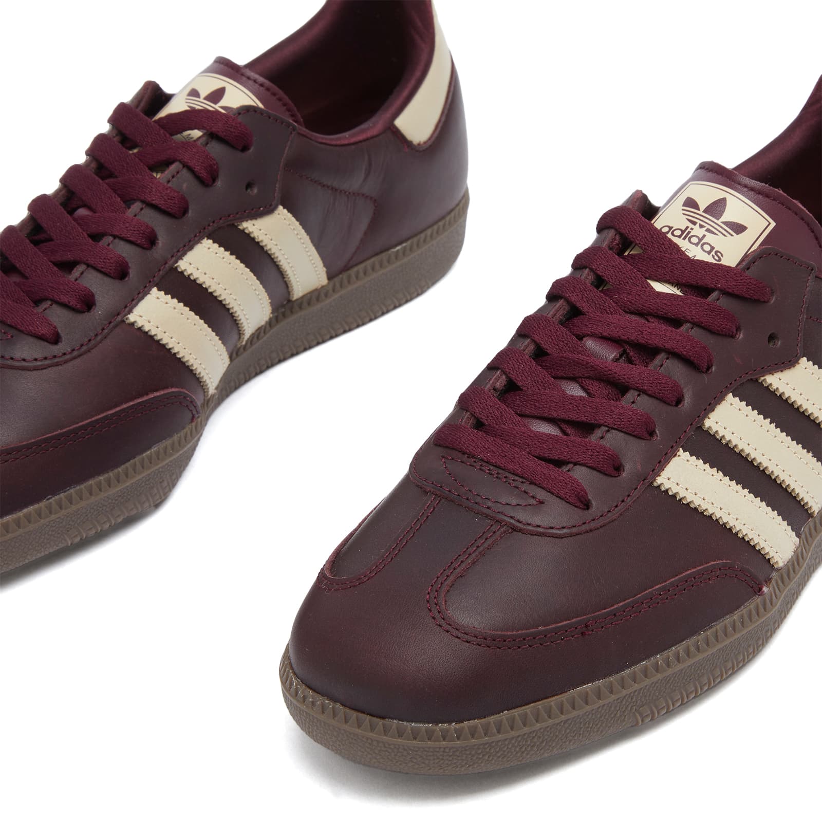 Adidas Samba OG W Maroon, Crystal Sand & Gold Met. | END. (US)