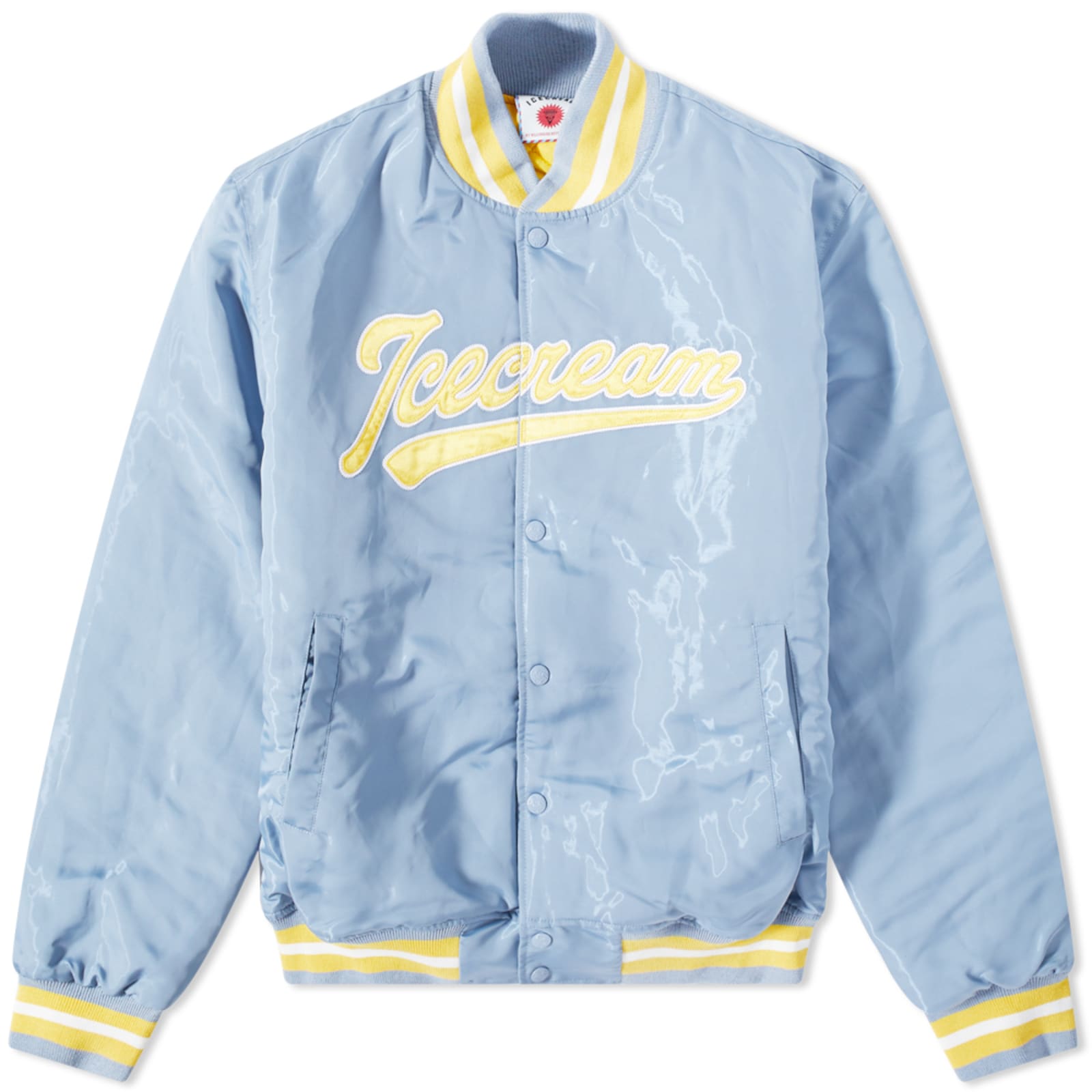 ICECREAM Baseball Jacket Light Blue | END. (HK)