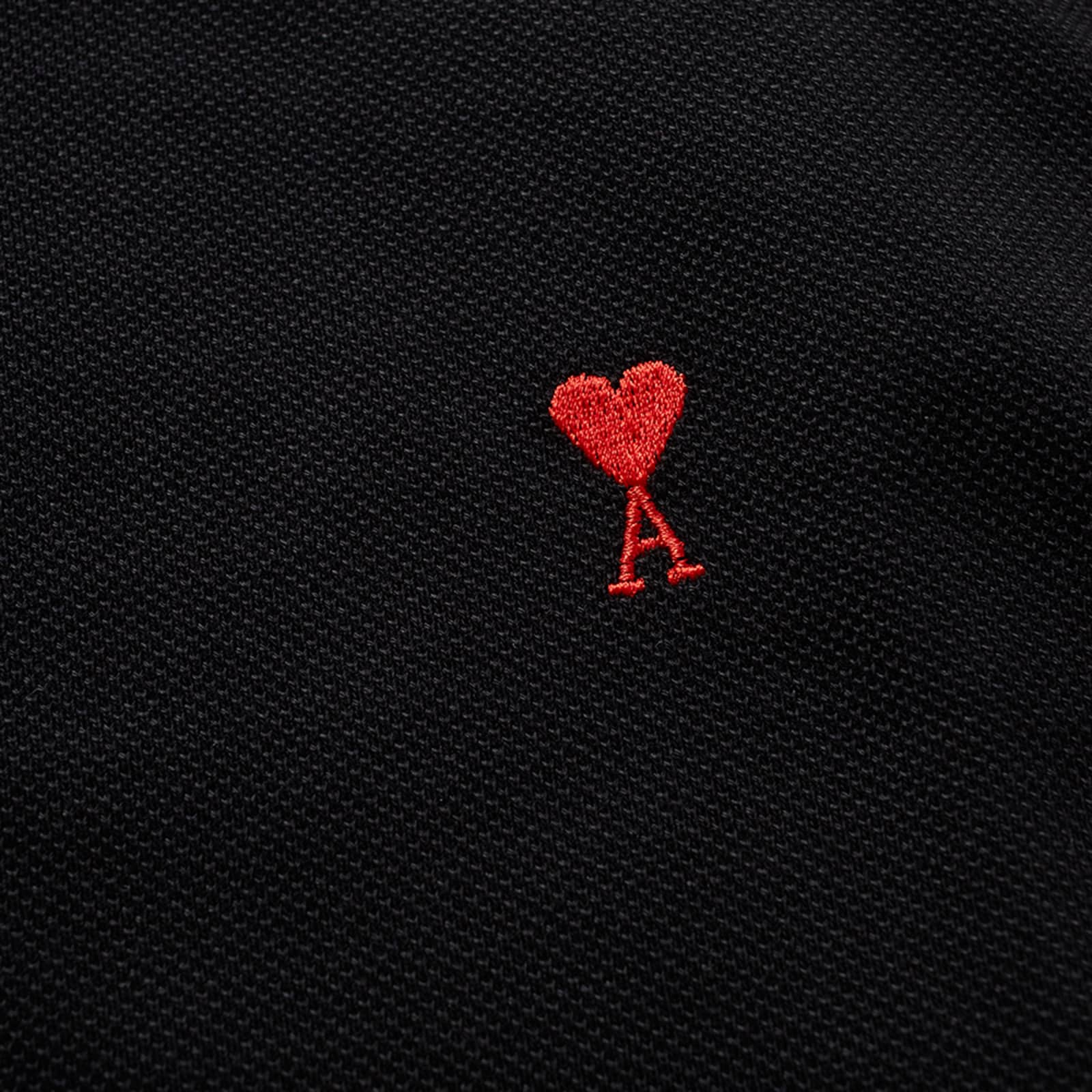 AMI Heart Logo Polo Black | END. (AR)