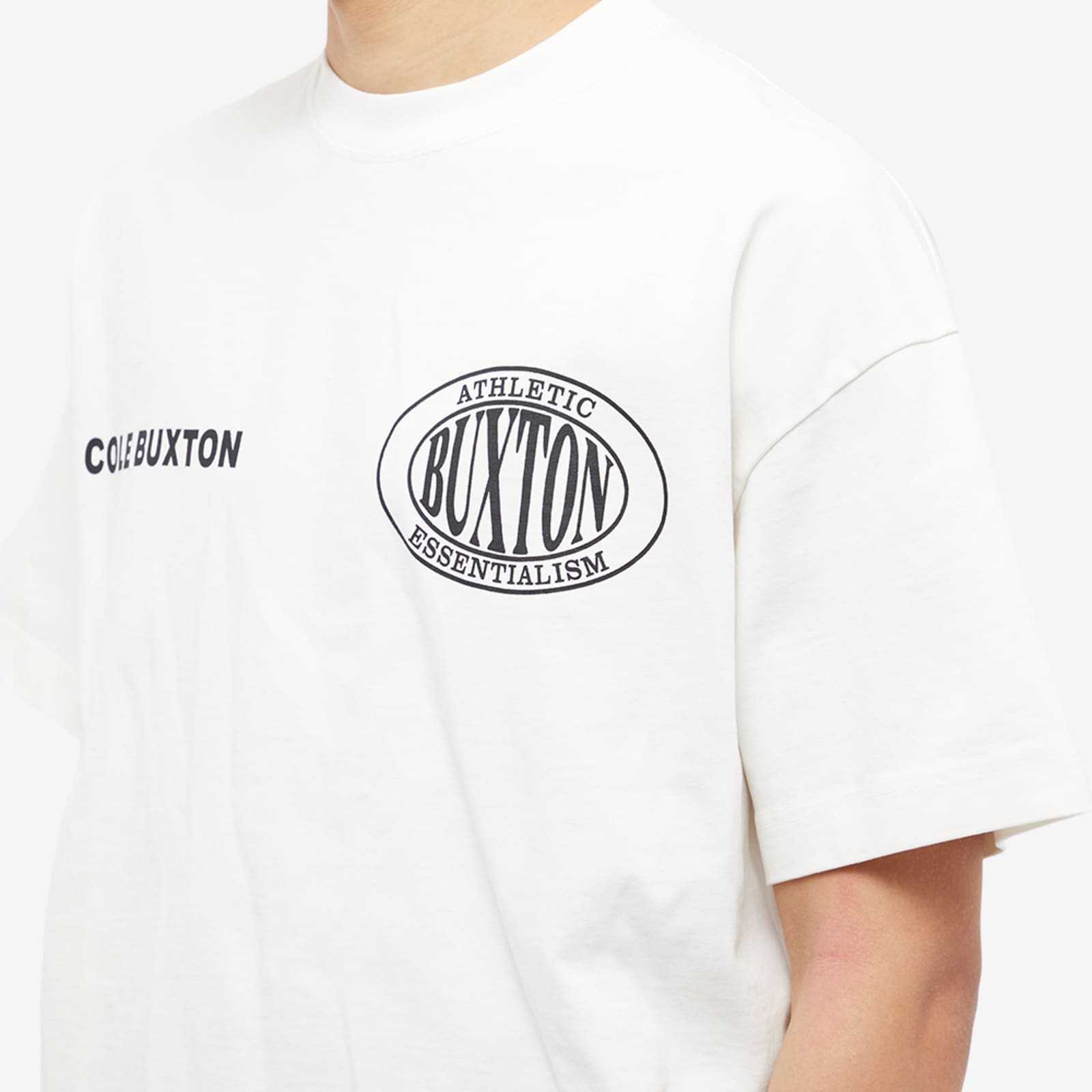 Cole Buxton Double Sports Logo T-Shirt Vintage White | END. (US)
