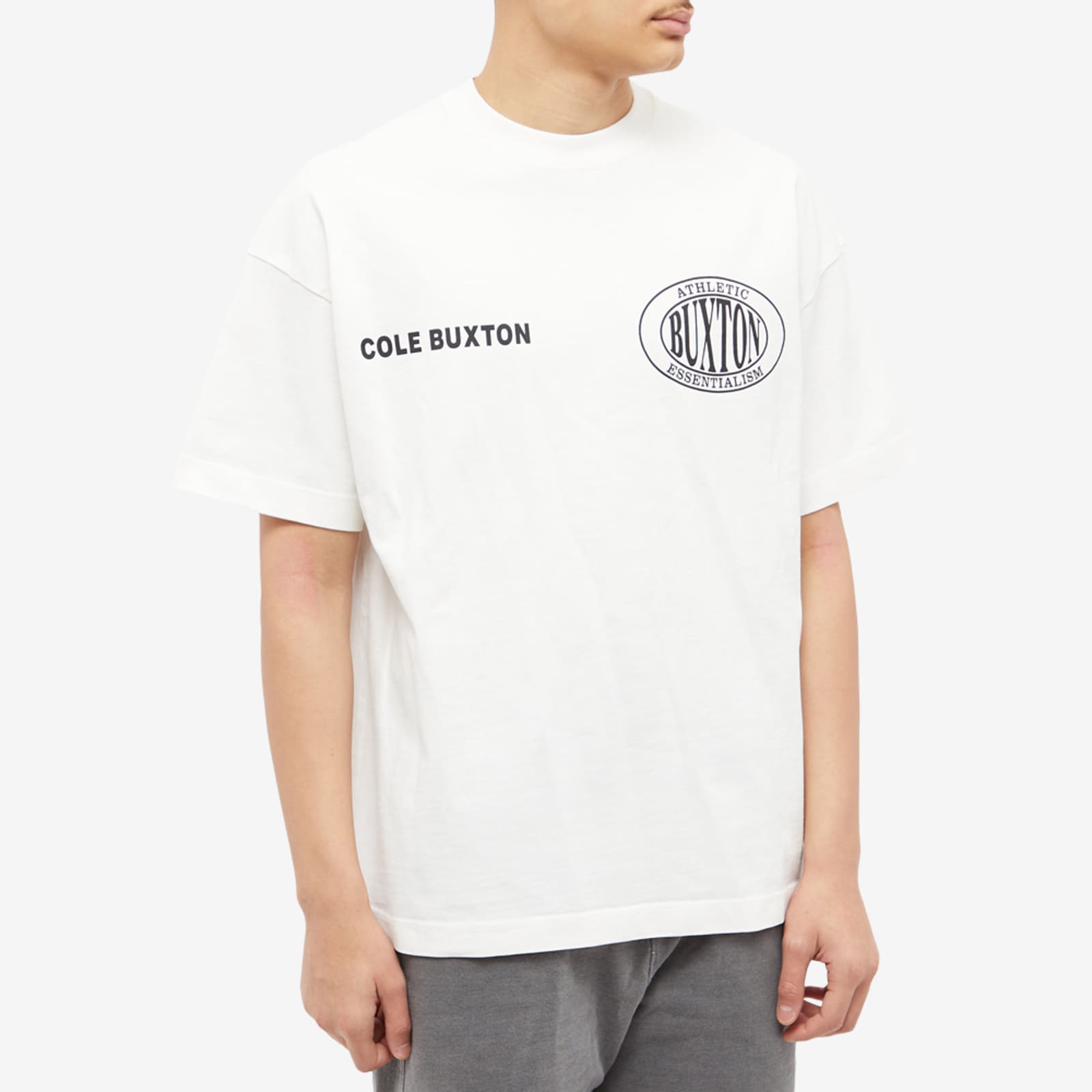 Cole Buxton Double Sports Logo T-Shirt Vintage White | END. (GB)