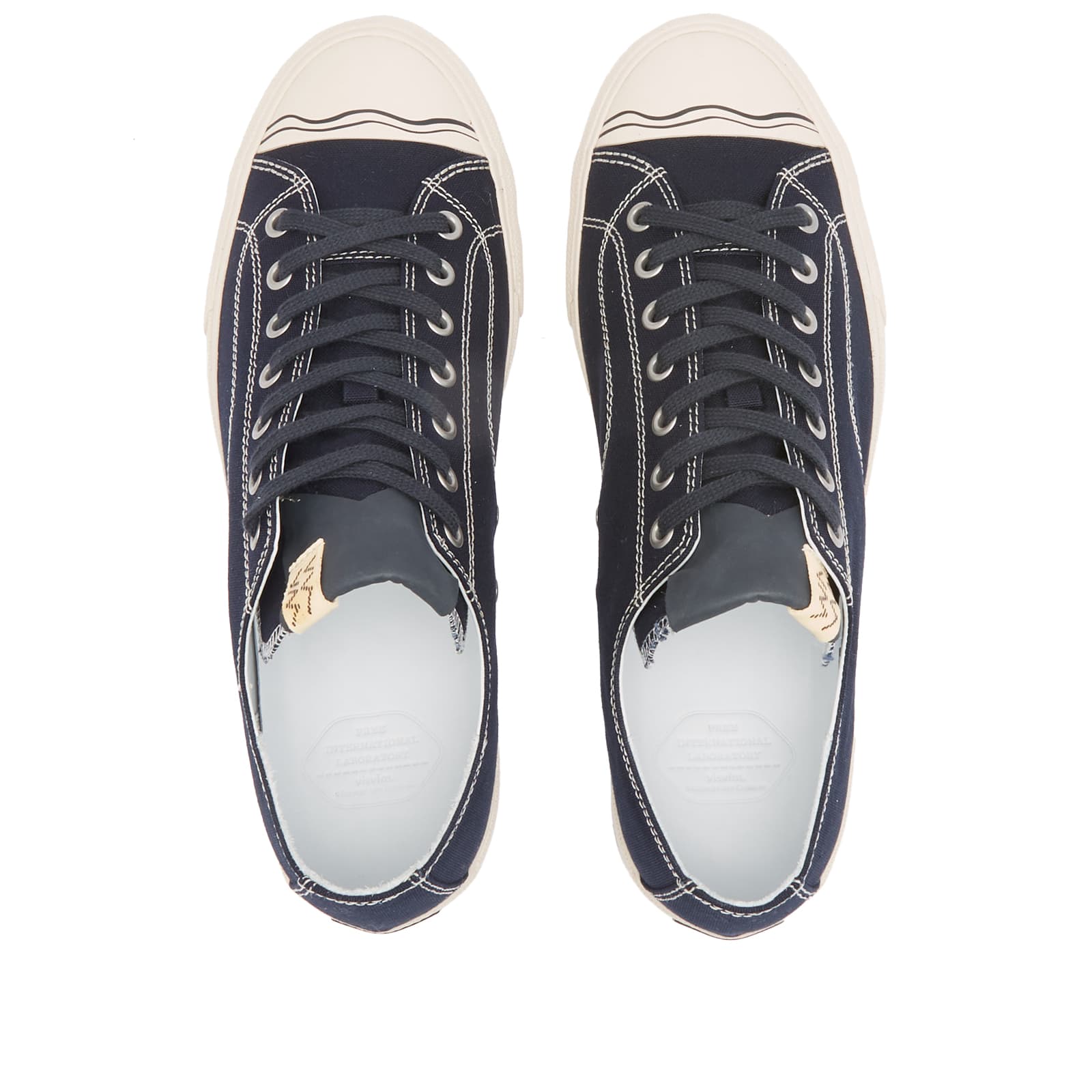 Visvim Seeger Lo Canvas Sneakers Navy | END. (KR)