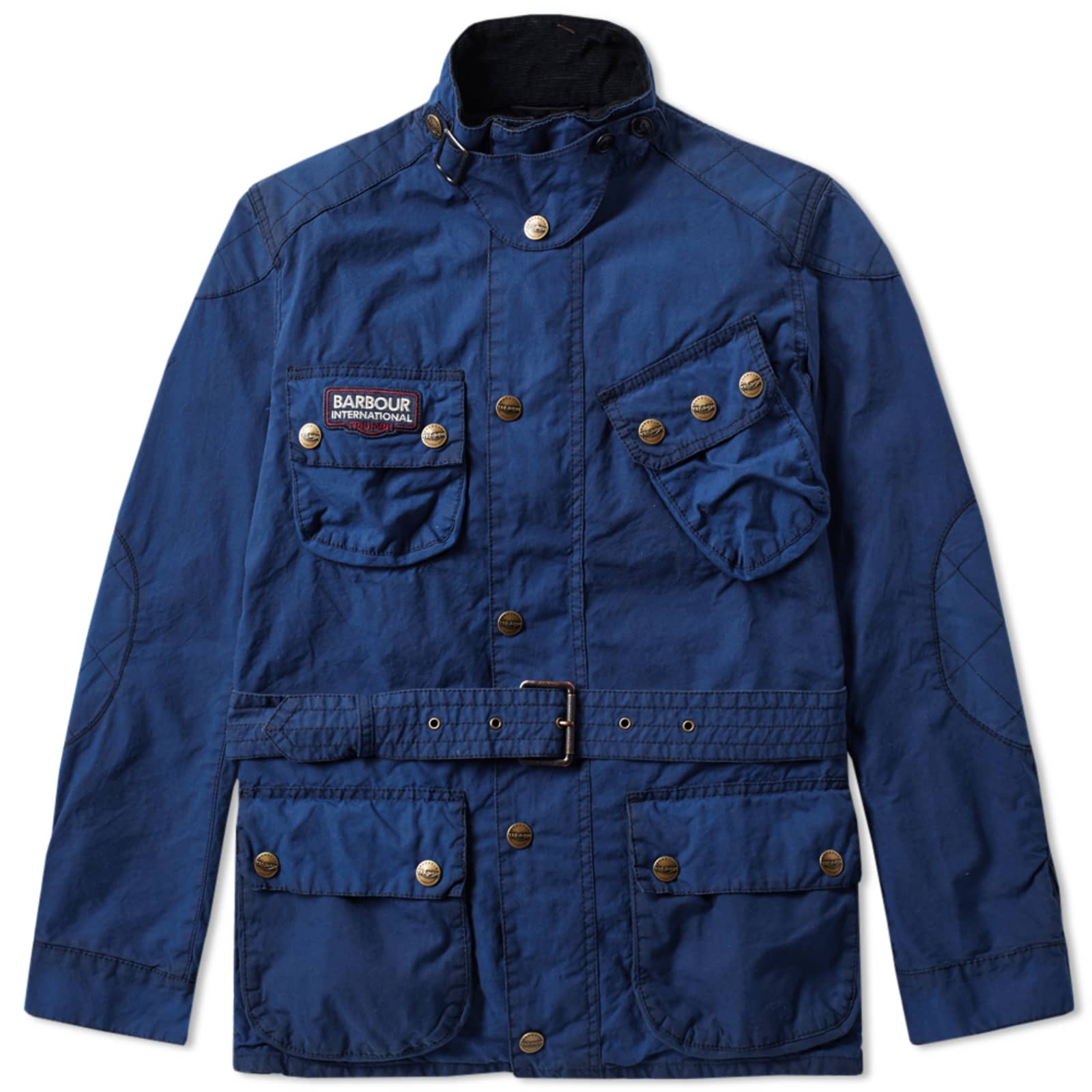 Barbour International x Triumph Resin Jacket Indigo | END. (AU)