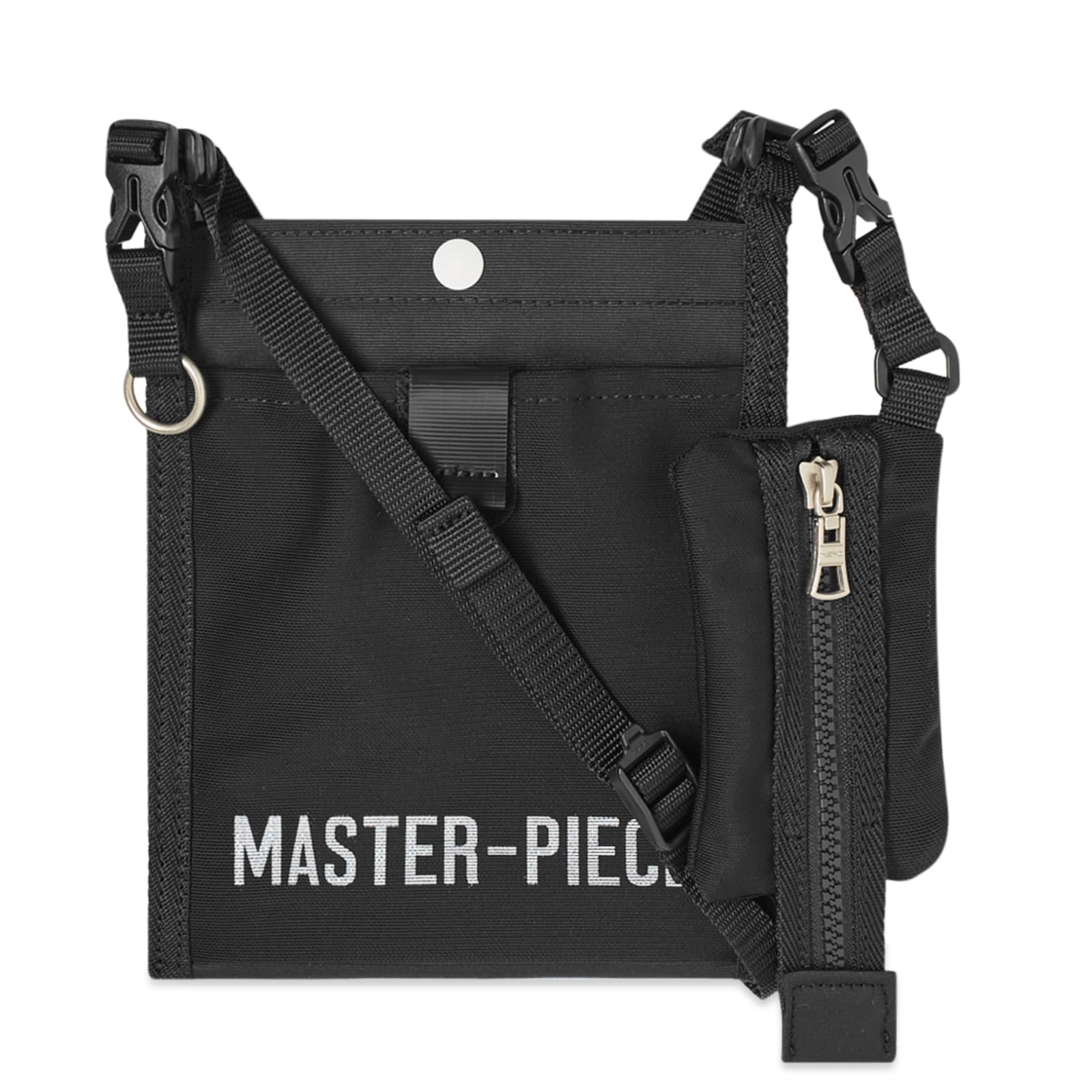 Master-Piece Hub Small Sacoche Bag Black | END. (CA)