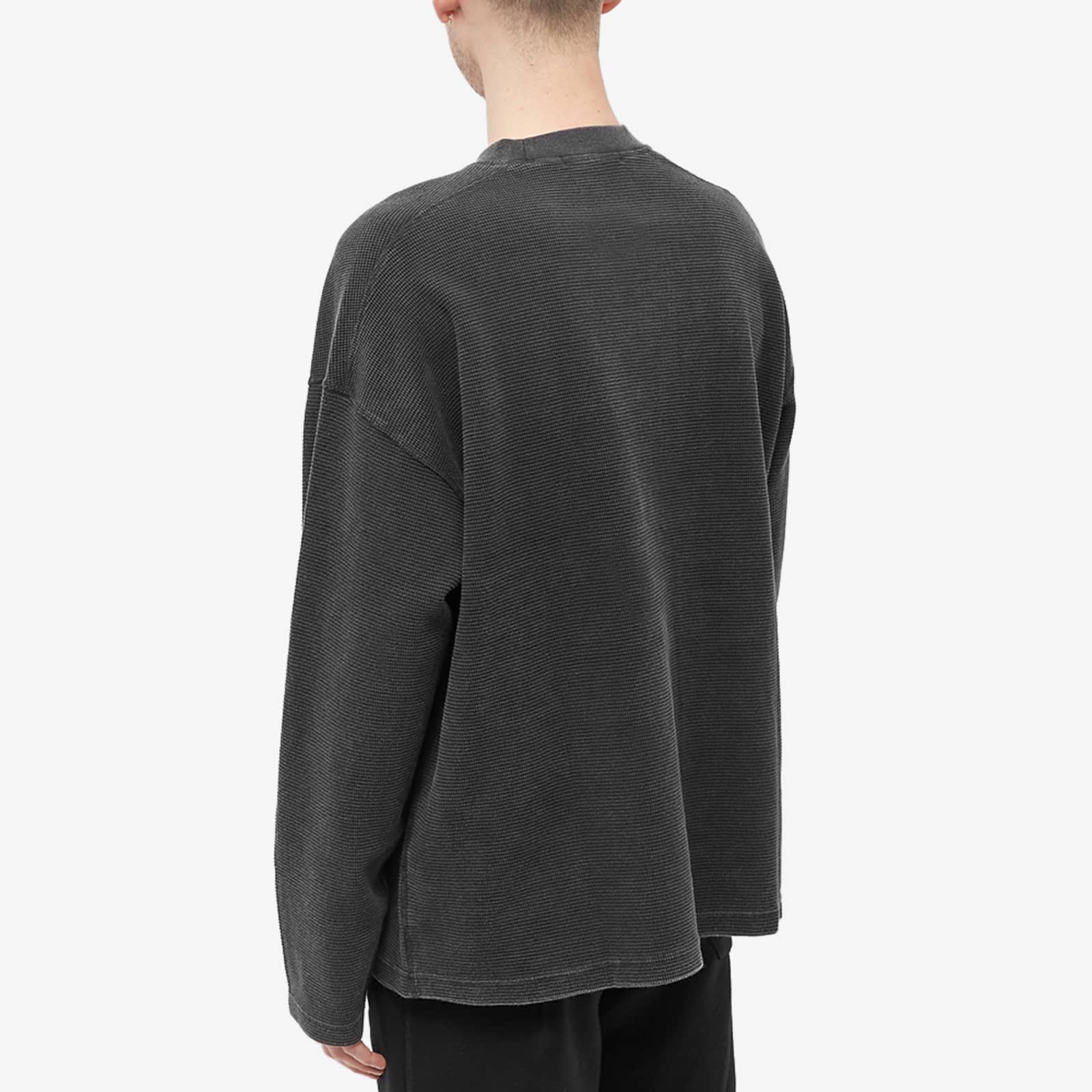 Cole Buxton Long Sleeve Waffle T-Shirt Black | END. (US)
