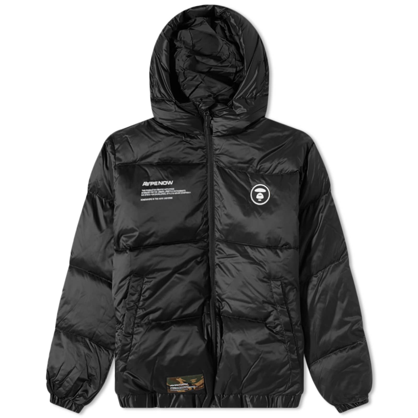 AAPE AAPE Now Down Jacket Black | END. (JP)