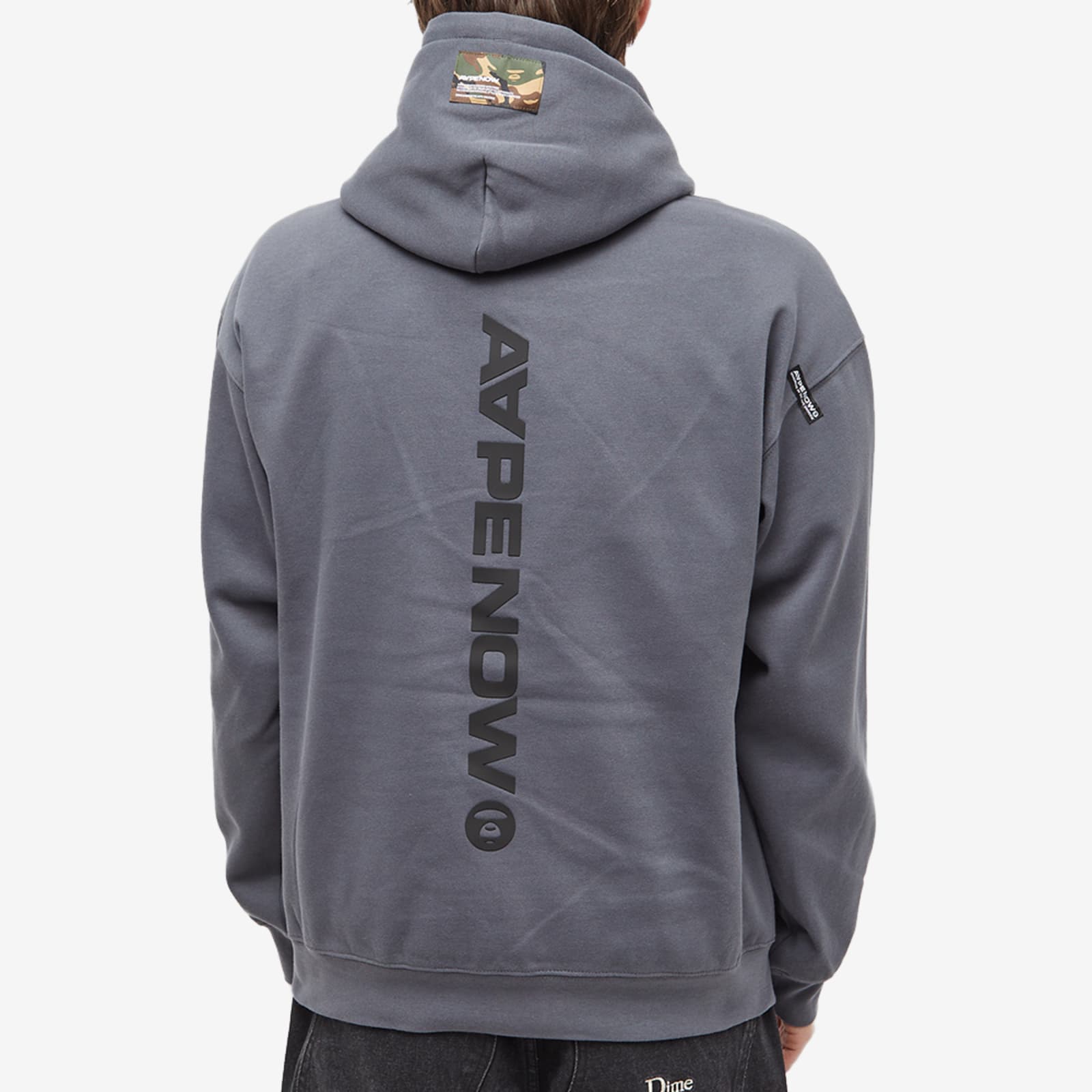 AAPE AAPE Now Popover Hoodie Dark Grey | END.