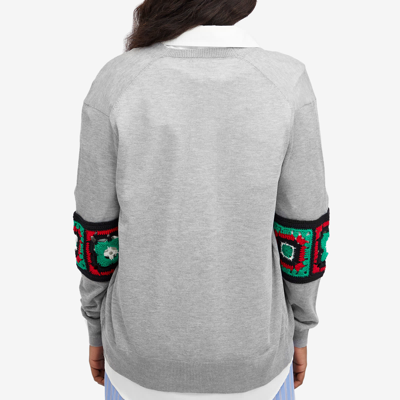 Toga Crochet Knit Cardigan Grey | END. (HK)