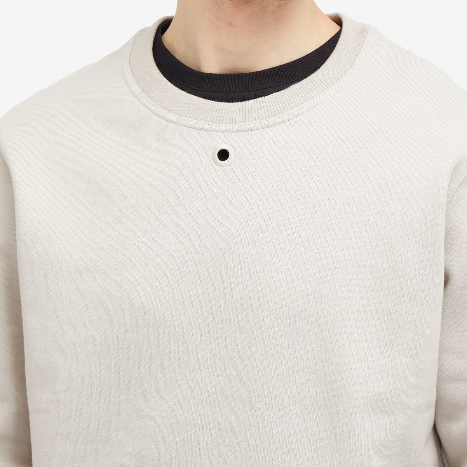 Craig Green Hole Crew Sweat Ecru | END. Craig Green Hole Crew Sweat Ecru | END.