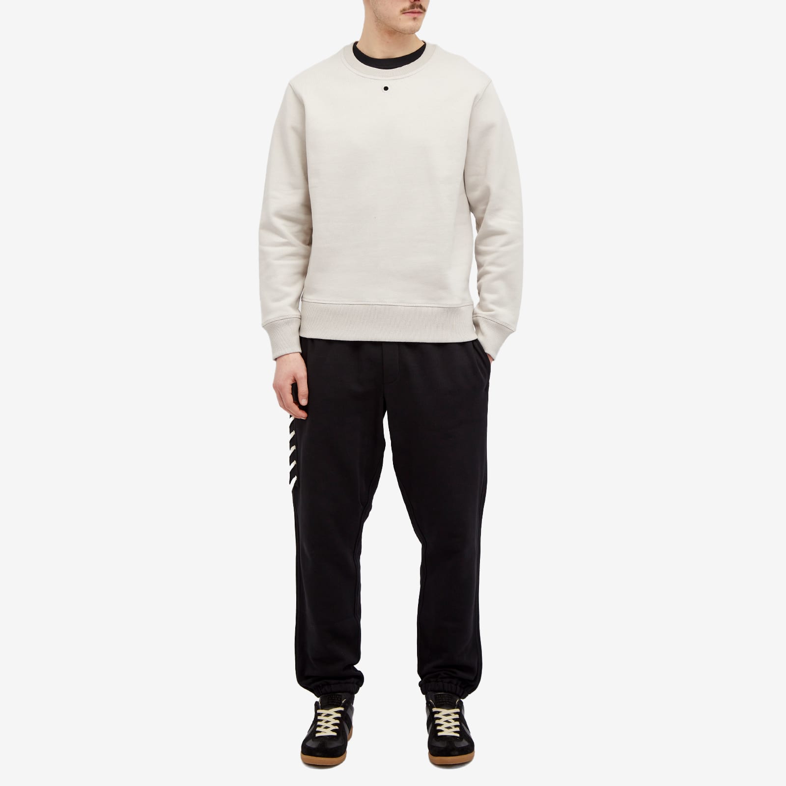 Craig Green Hole Crew Sweat Ecru | END. Craig Green Hole Crew Sweat Ecru | END.