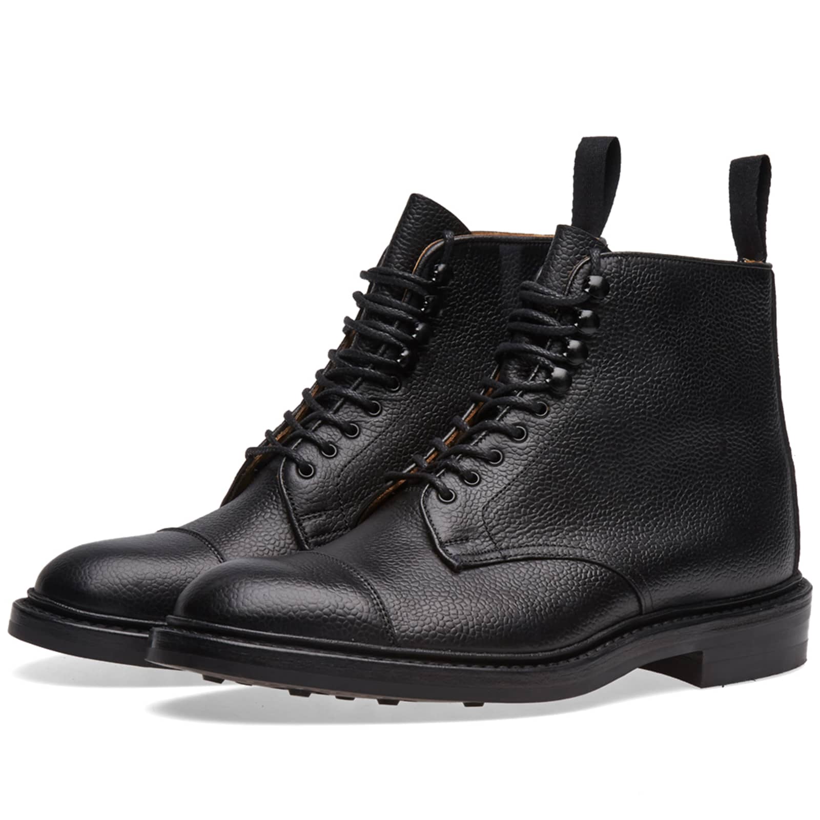 END. x Tricker's Toe Cap Boot Black Zug Grain | END. (US)