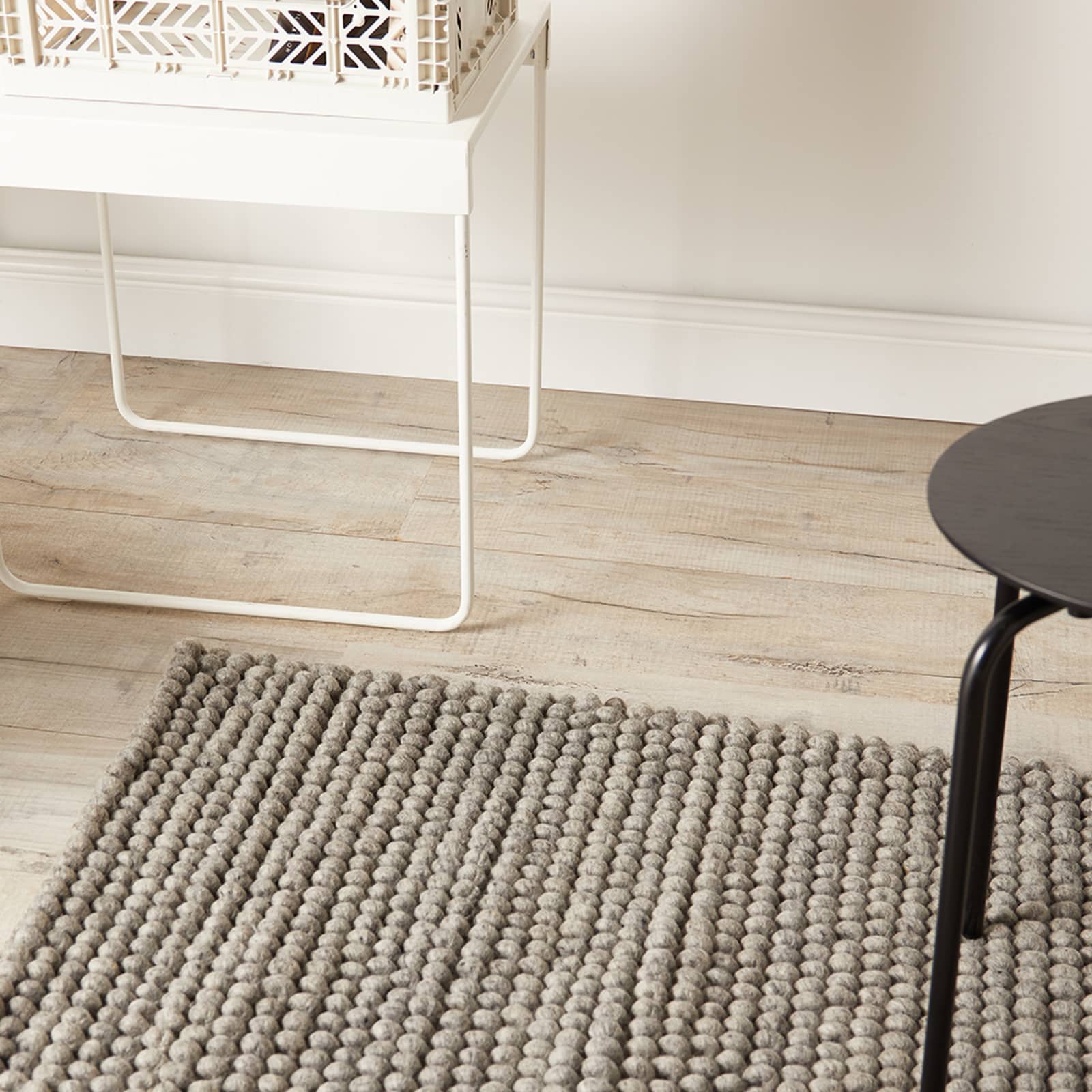 HAY Peas Rug - 80x140cm Medium Grey | END. (US)