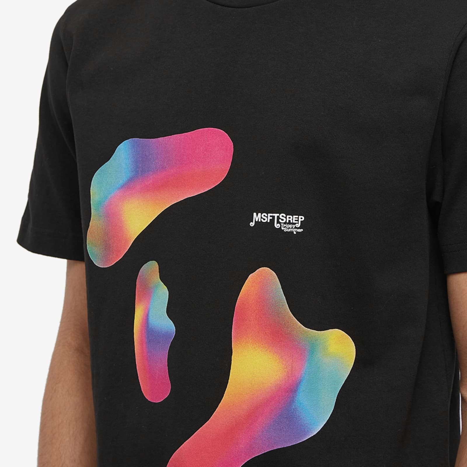 MSFTSrep Abstract Print T-Shirt Black | END. (UK)