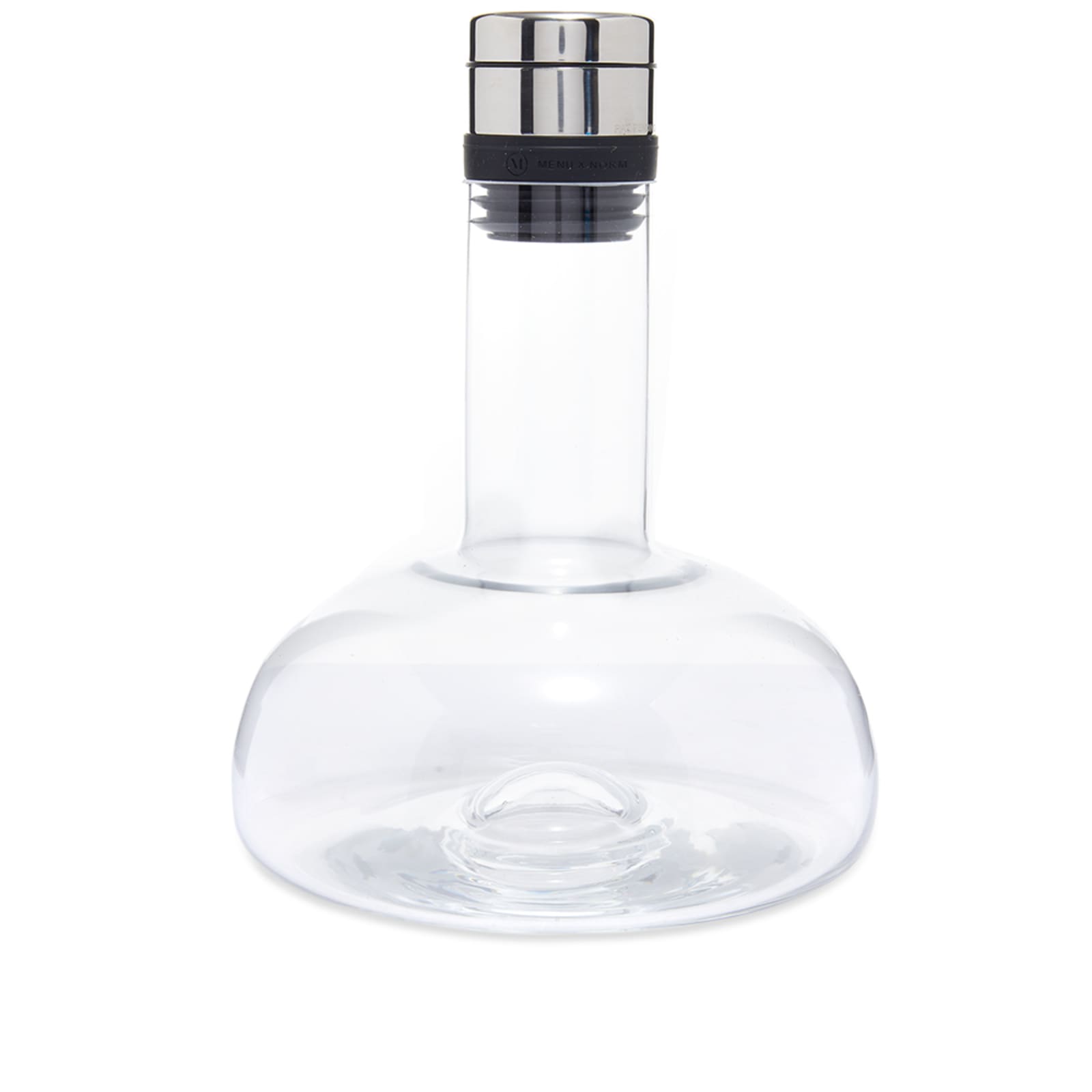 Menu Wine Breather Carafe Clear & Steel | END.