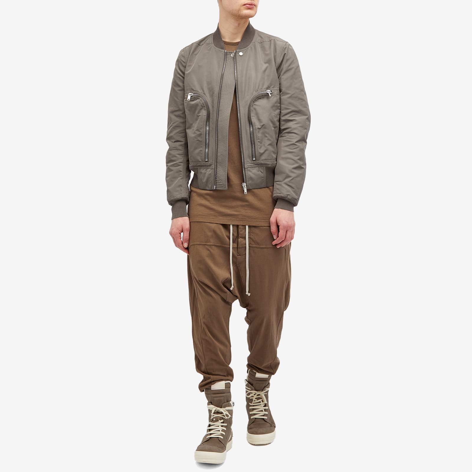 Rick Owens DRKSHDW Prisoner Lightweight Drawstring Pants Dust | END. (GB)