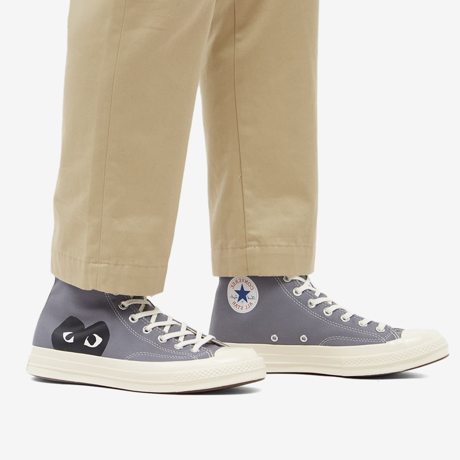 Comme des Garçons Play x Converse Chuck Taylor 1970s Hi Grey | END. (GB)