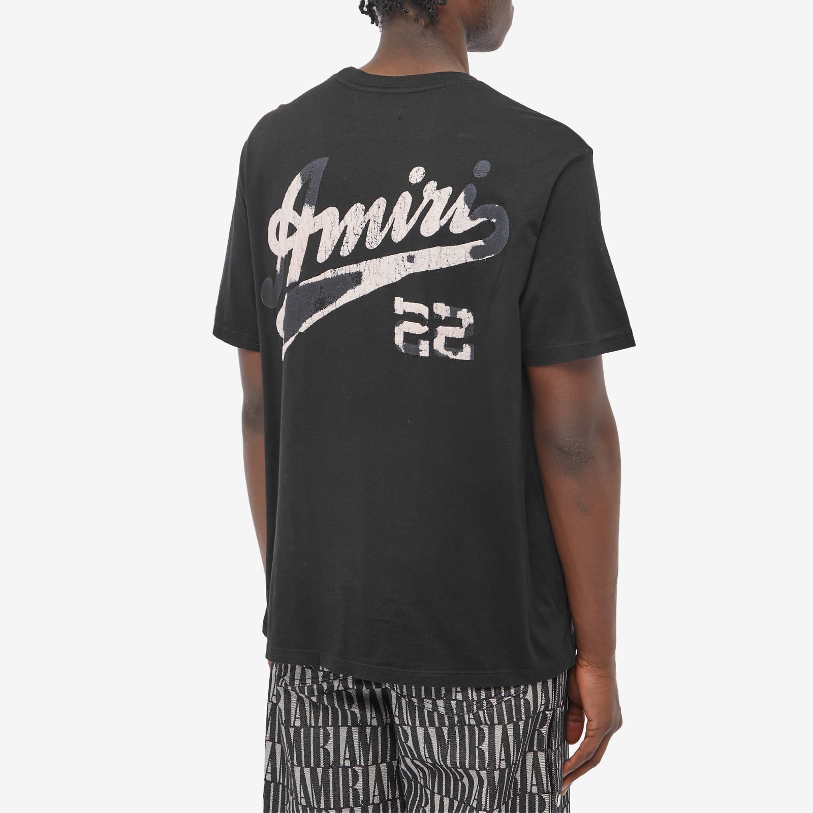 AMIRI Amiri 22 Jersey T-Shirt Black | END. (AU)