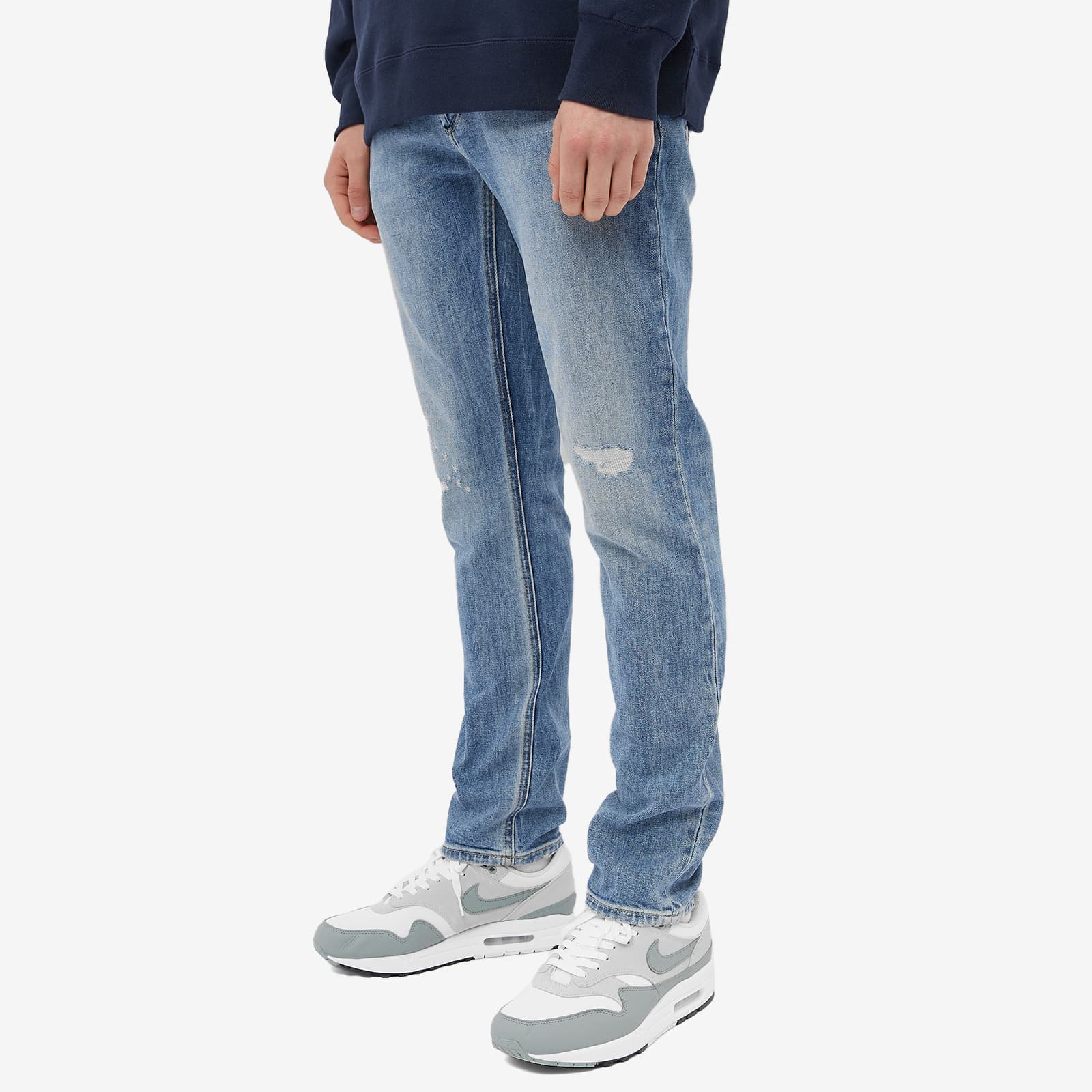 Denham Razor Slim Fit Jeans Indigo Authentic Repair | END. (JP)