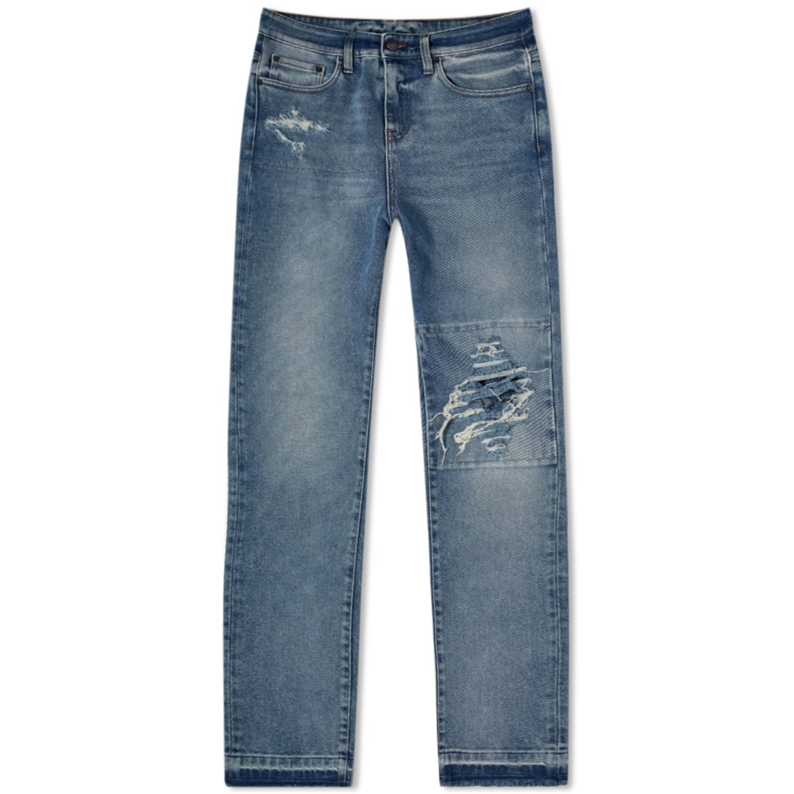 Val Kristopher Distressed Knee Jeans Blue | END. (US)