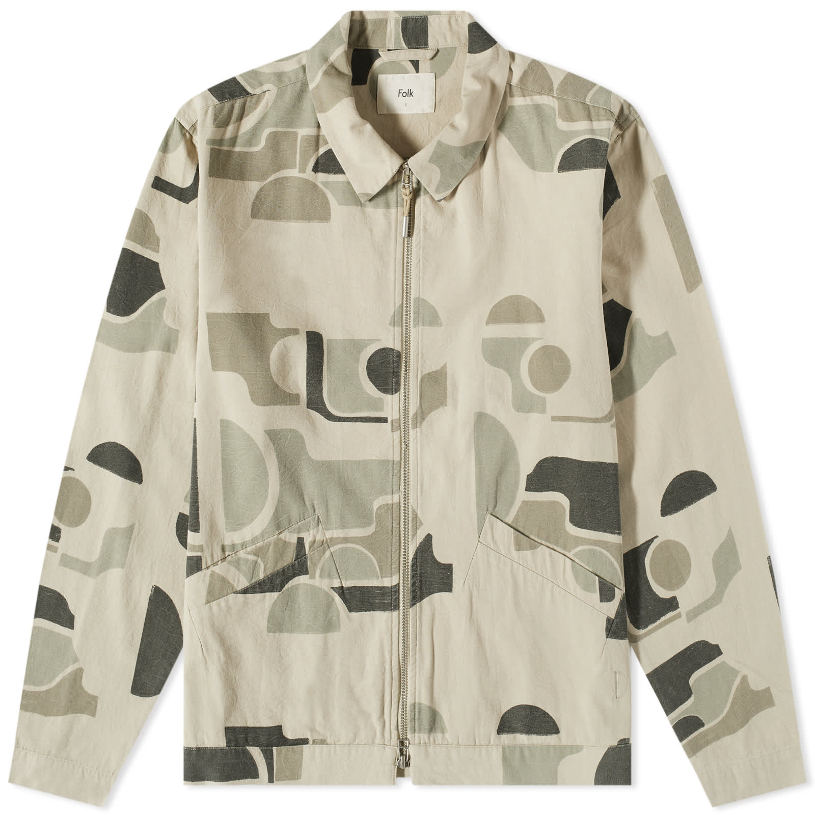 Folk Signal Blouson Jacket Stone | END. (US)