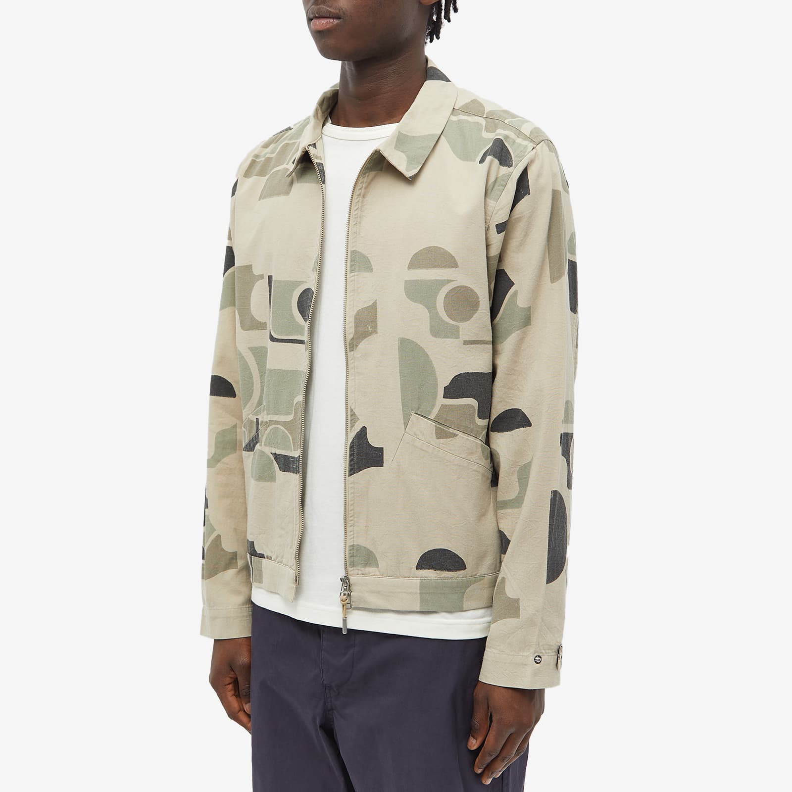 Folk Signal Blouson Jacket Stone | END. (US)